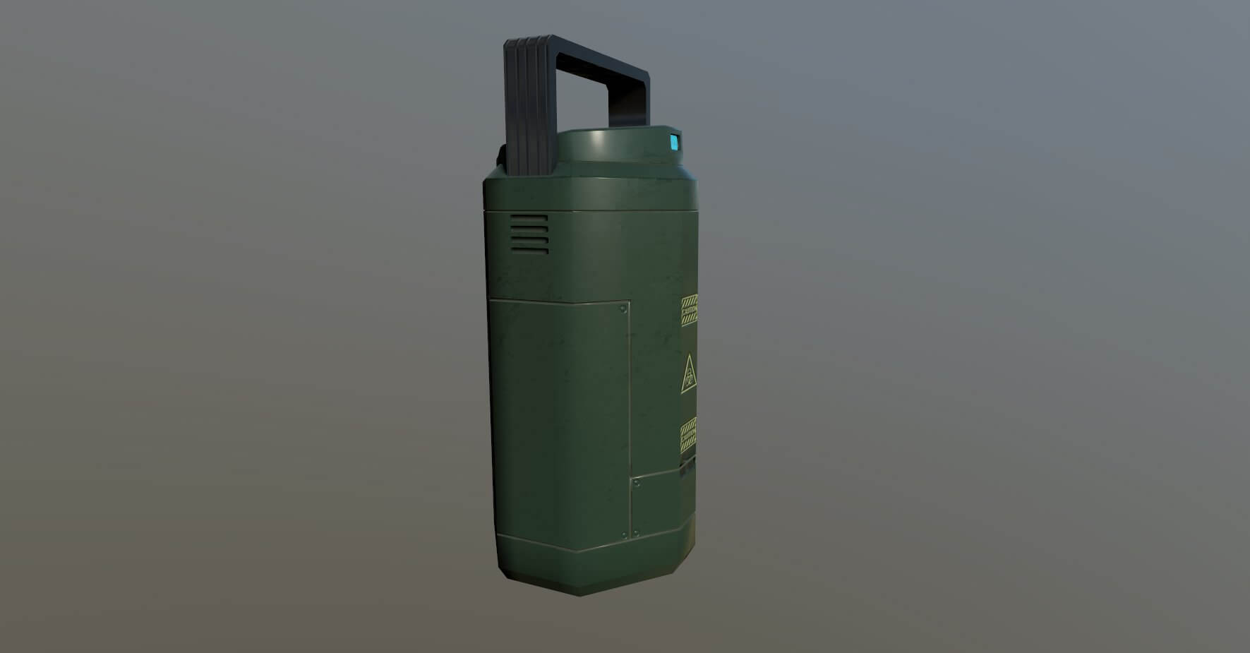 Sci-Fi Containment Flask 3D Model by SimonTGriffiths