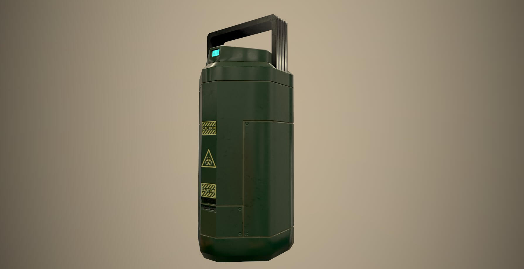 Sci-Fi Containment Flask 3D Model by SimonTGriffiths