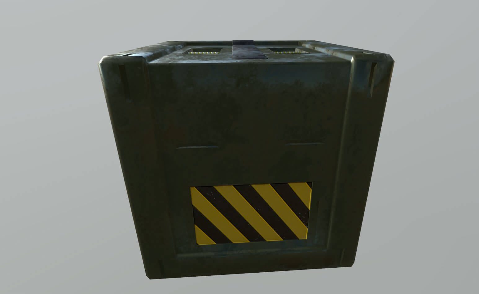 Sci-Fi Military Box 3D Model by SimonTGriffiths