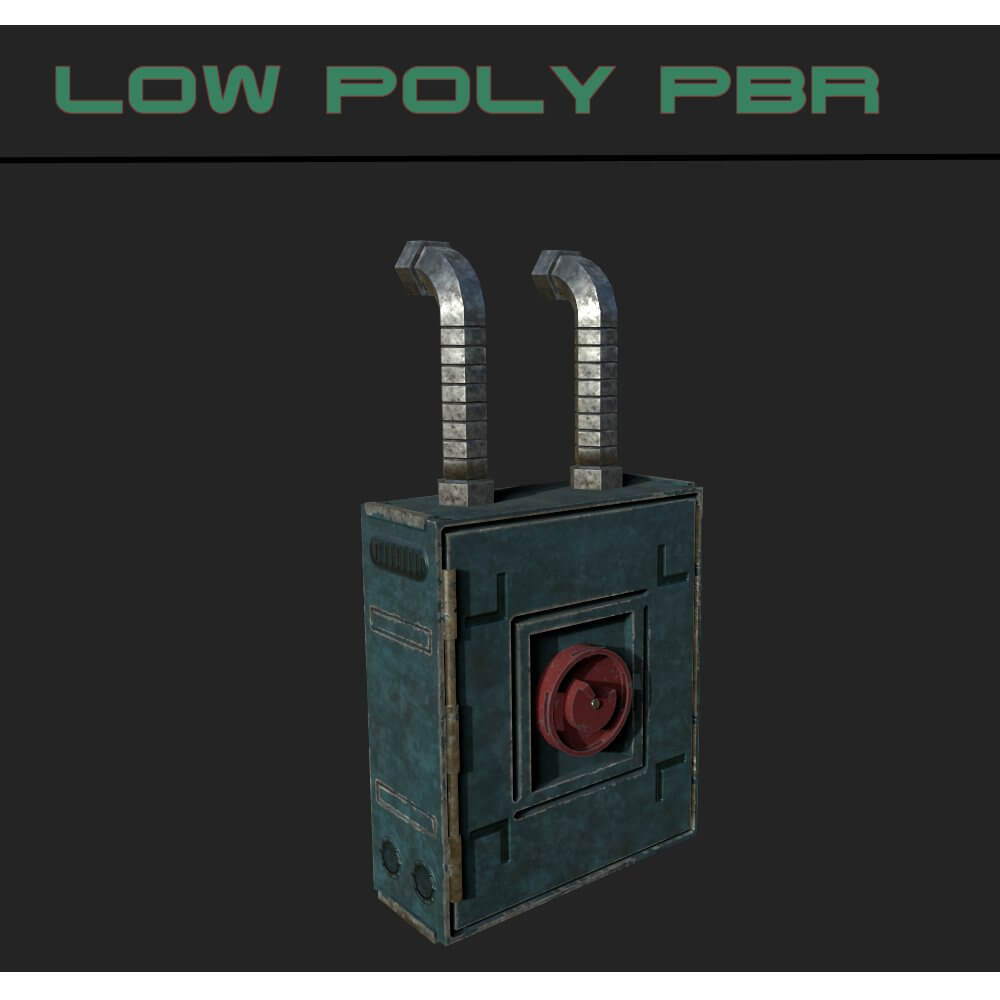 Sci-Fi Switch Box 3D Model by SimonTGriffiths