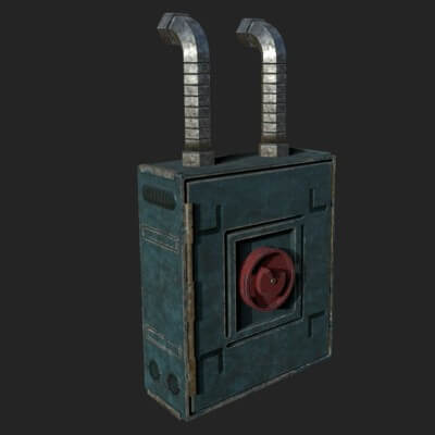 Sci-Fi Switch Box 3D Model by SimonTGriffiths
