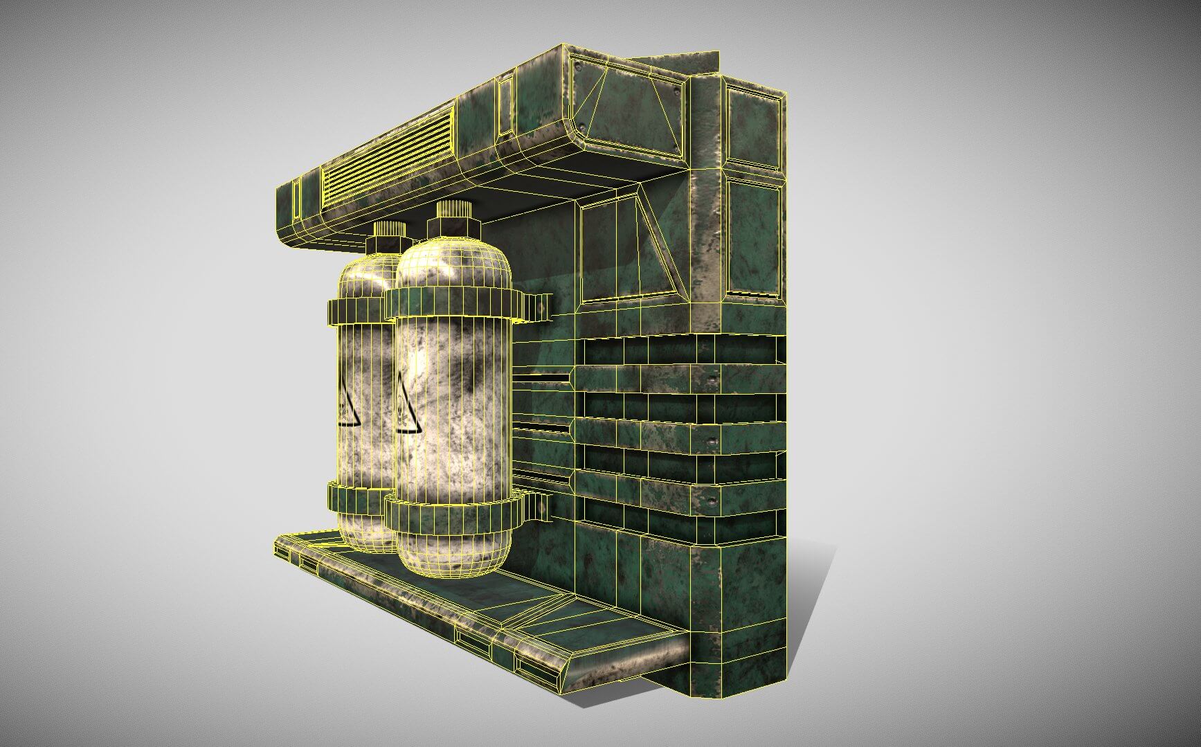 Sci-Fi Panel Element 3D Model by SimonTGriffiths