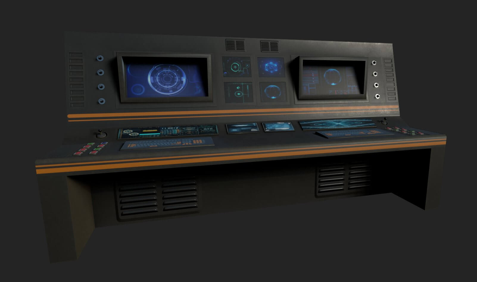 Sci-Fi Terminal 3D Model by SimonTGriffiths