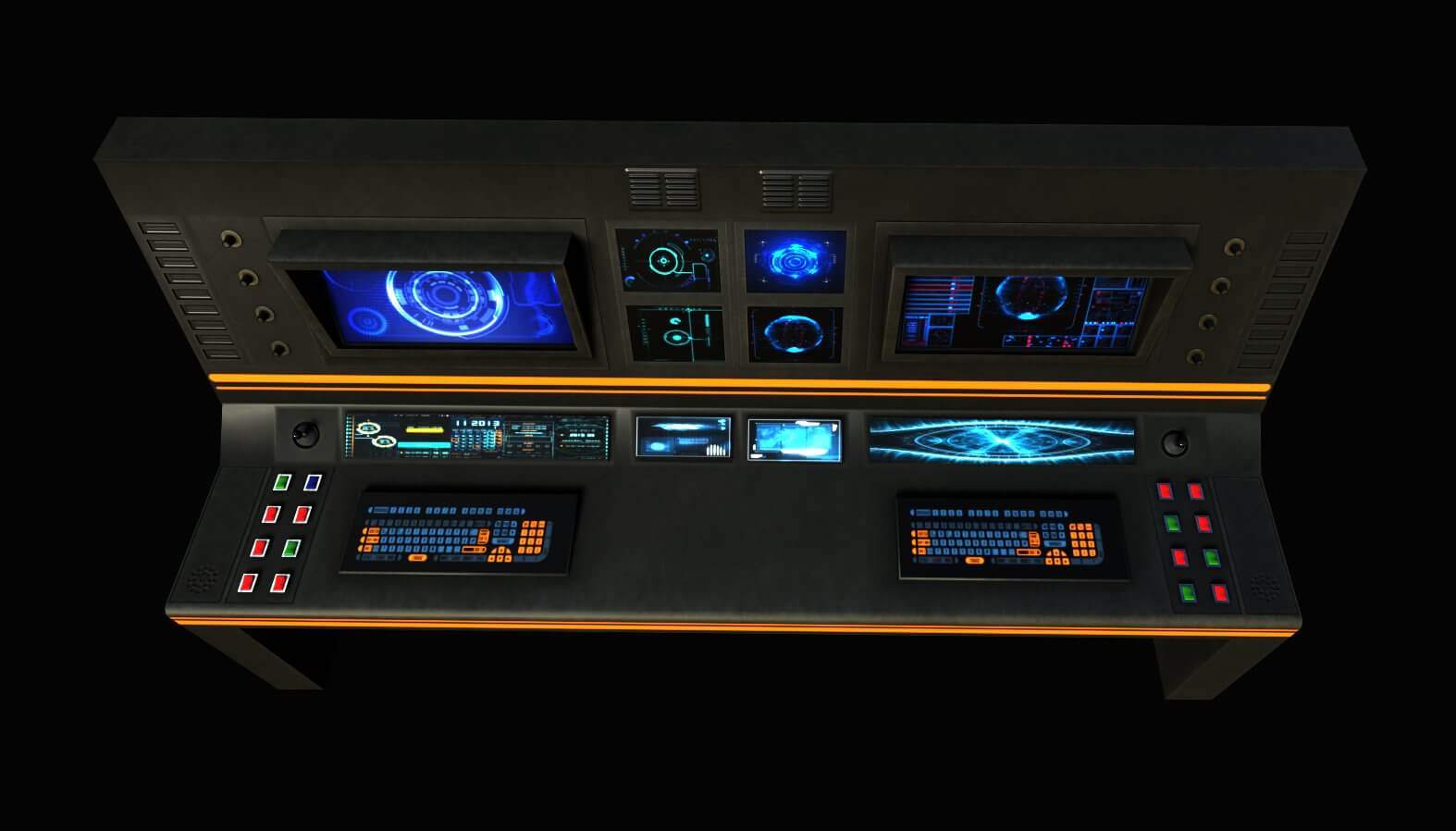 Sci-Fi Terminal 3D Model by SimonTGriffiths