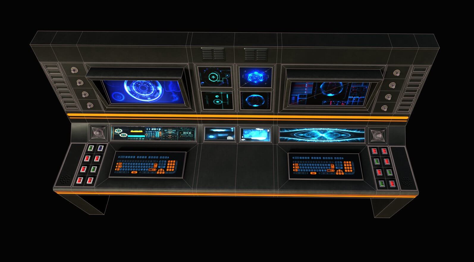 Sci-Fi Terminal 3D Model by SimonTGriffiths