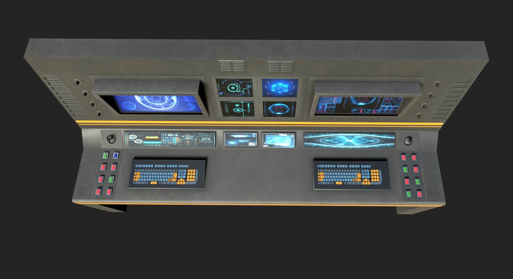 Sci-Fi Terminal 3D Model by SimonTGriffiths