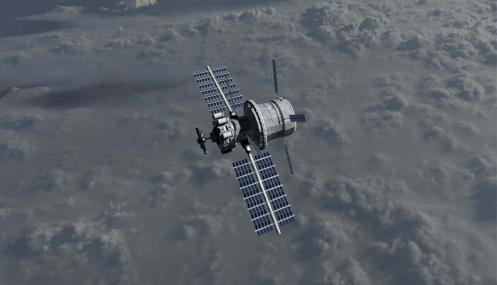 Space Station Concept - 3D Model by SimonTGriffiths