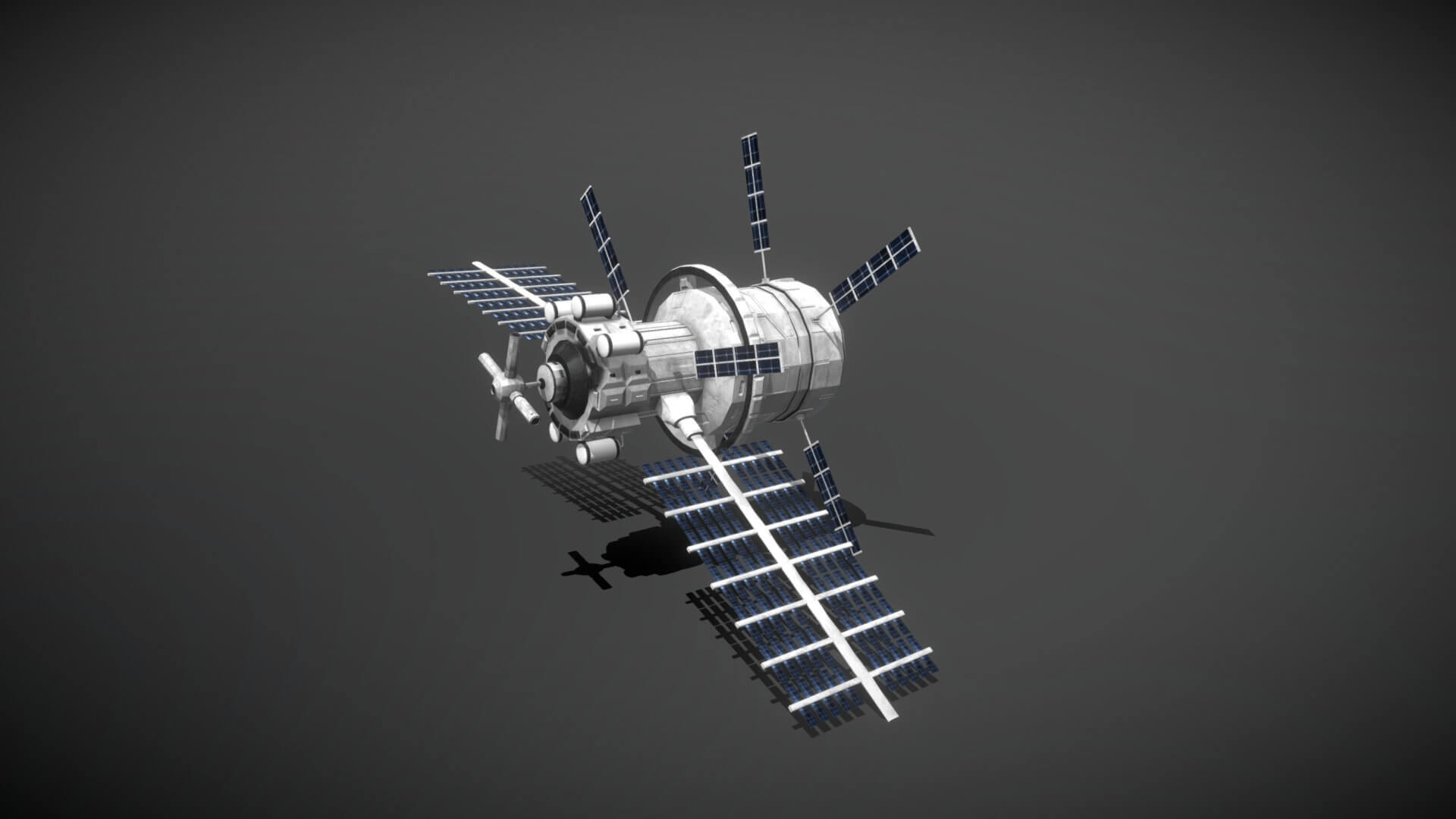 Space Station Concept - 3D Model by SimonTGriffiths