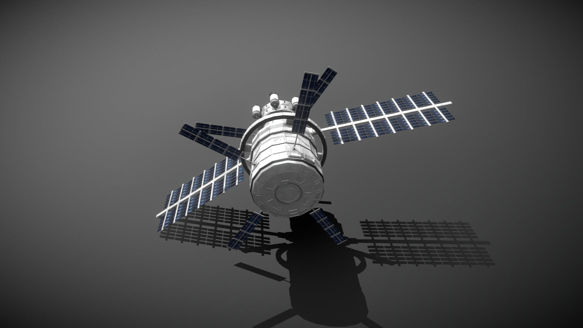 Skylab Space Station 3d Model