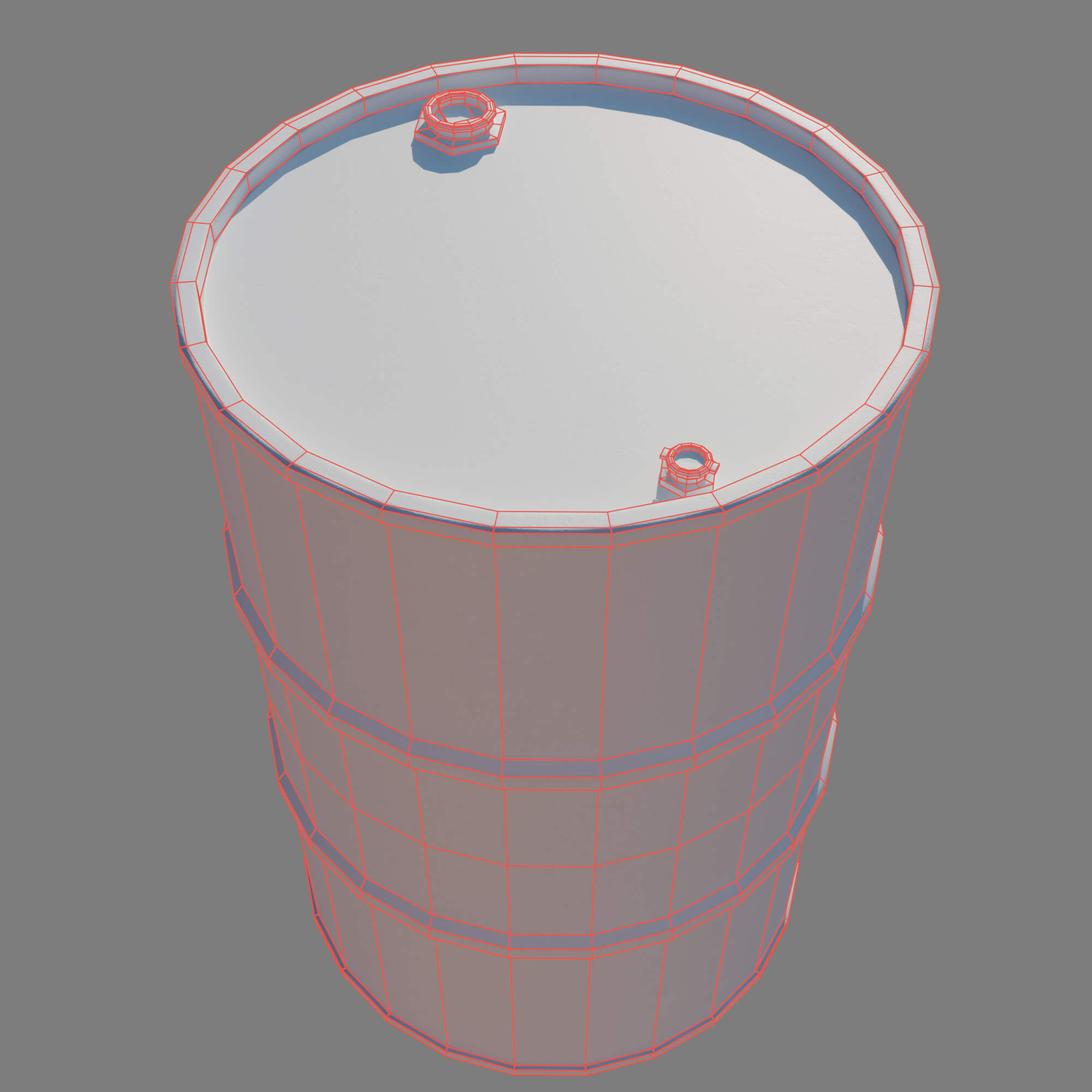Barrels 200L - 3D Model by Simple3D