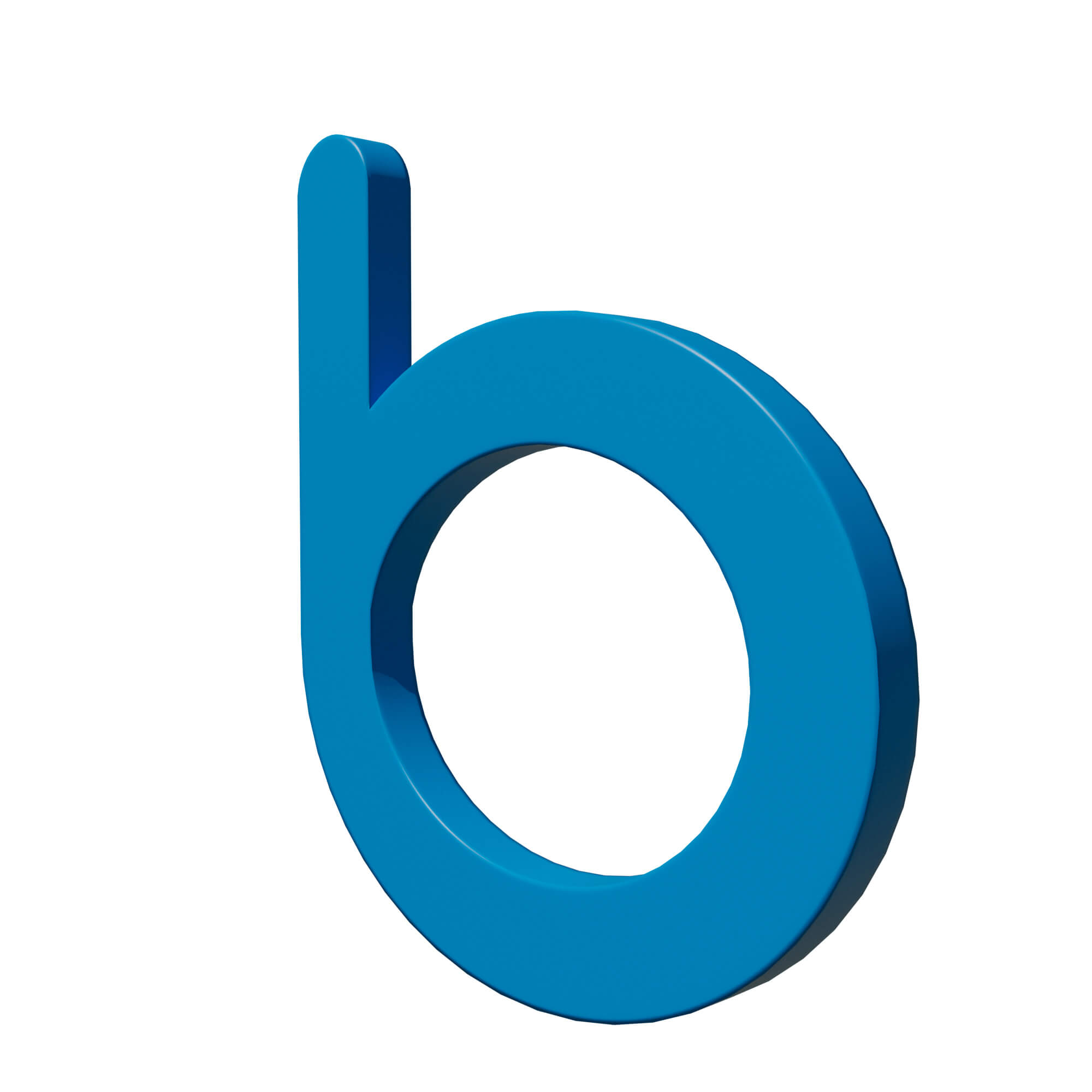 Bing Social Media Symbol - 3D Model by Simple3D