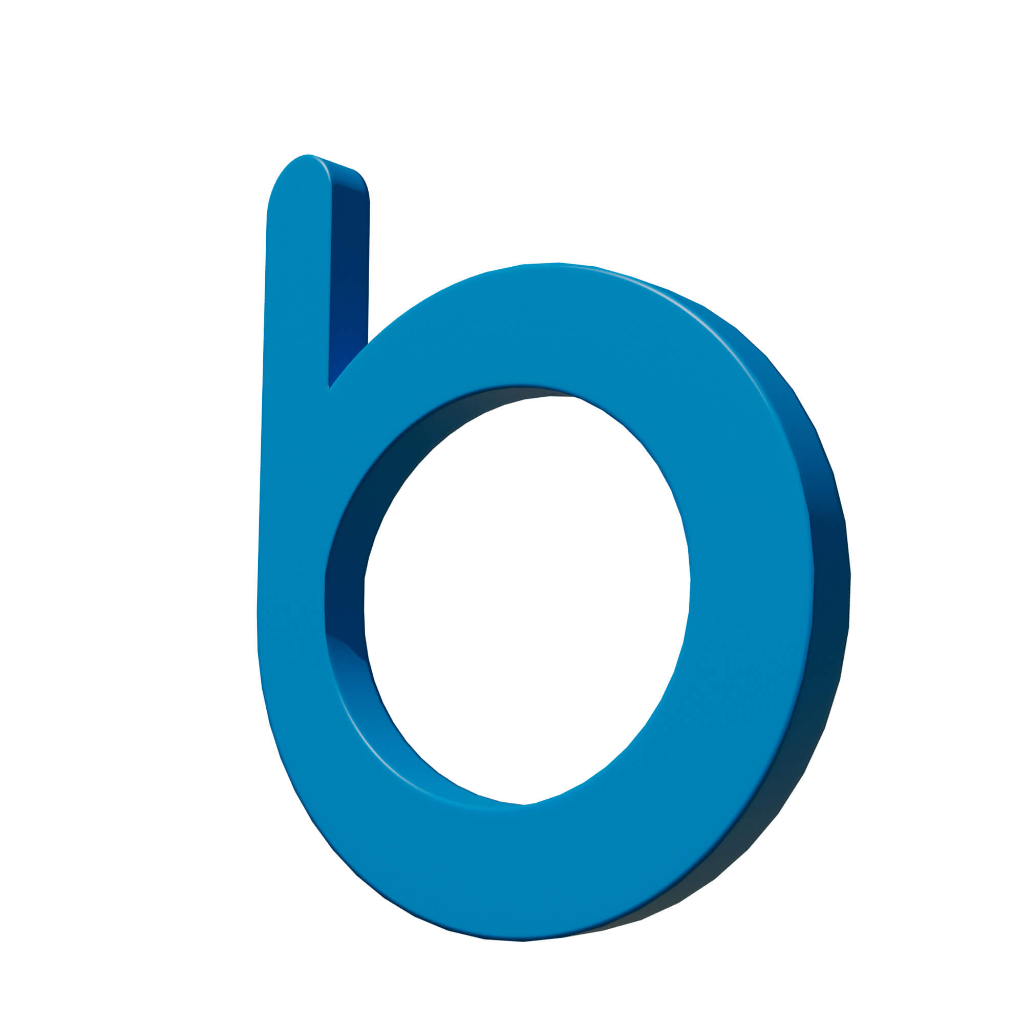 Bing Social Media Symbol - 3D Model by Simple3D