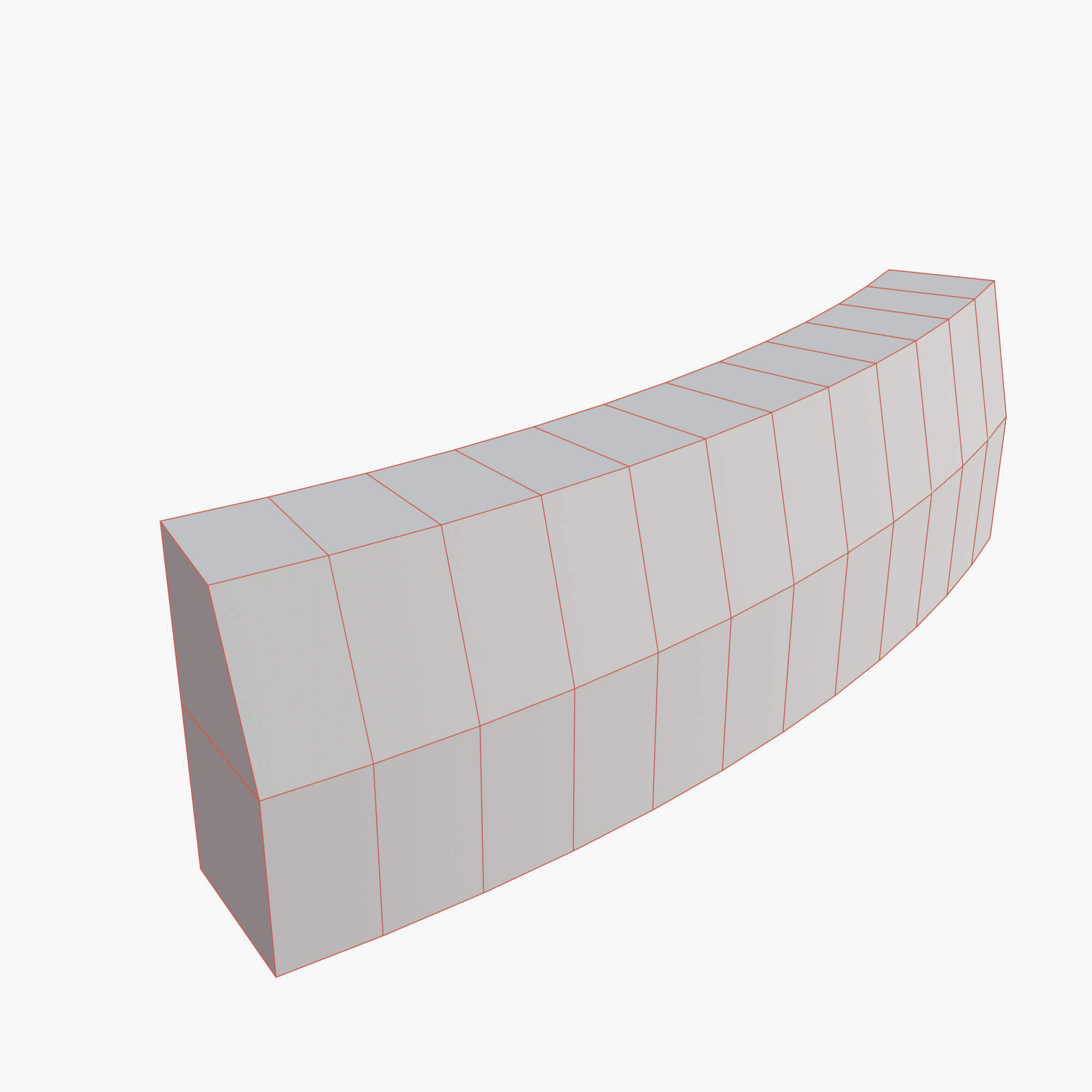 Border 1022X150R30 - 3D Model by Simple3D