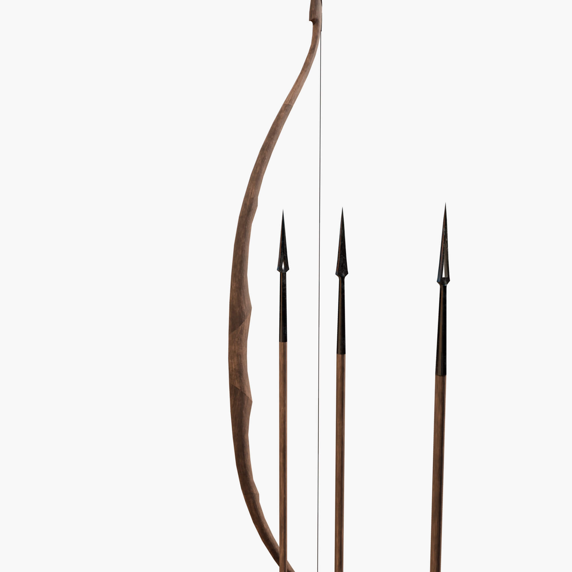Bow and Arrow - 3D Model by Simple3D
