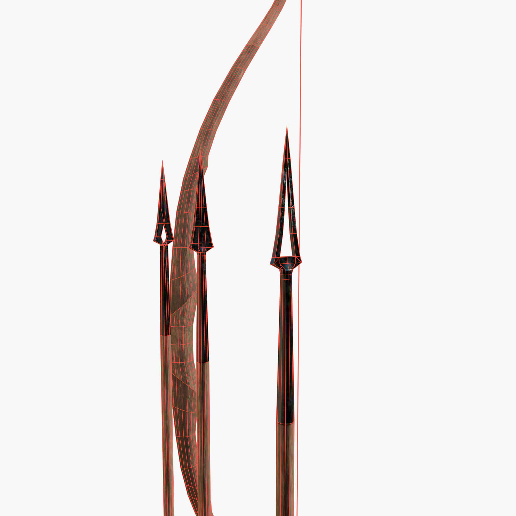 Bow and Arrow - 3D Model by Simple3D