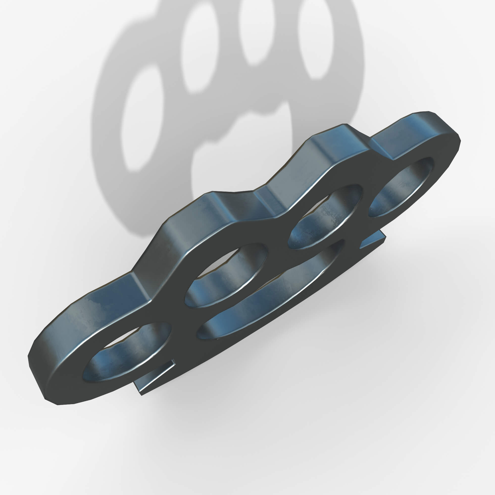 Brass Knuckles - Free 3D Model by Simple3D