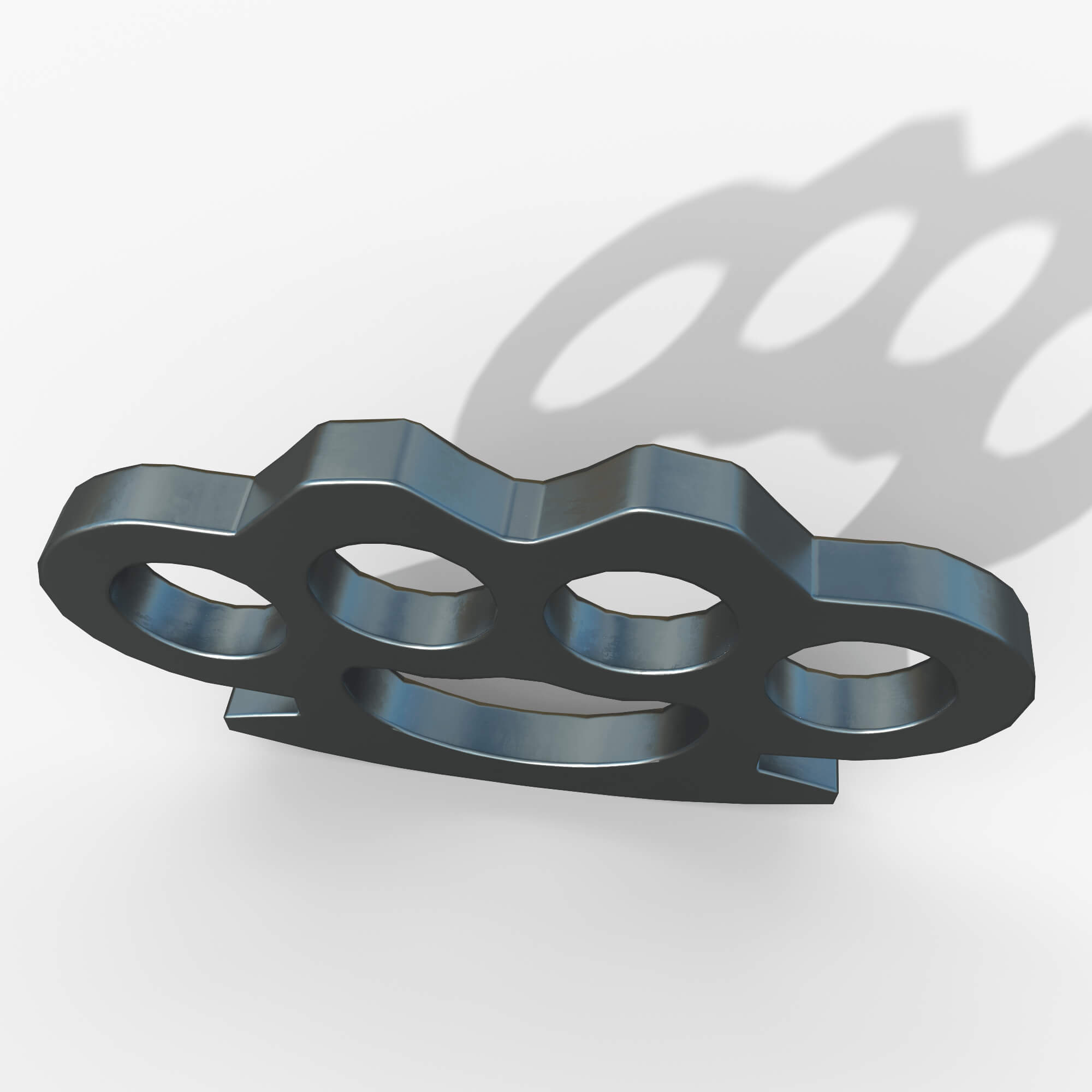 Brass Knuckles - Free 3D Model by Simple3D