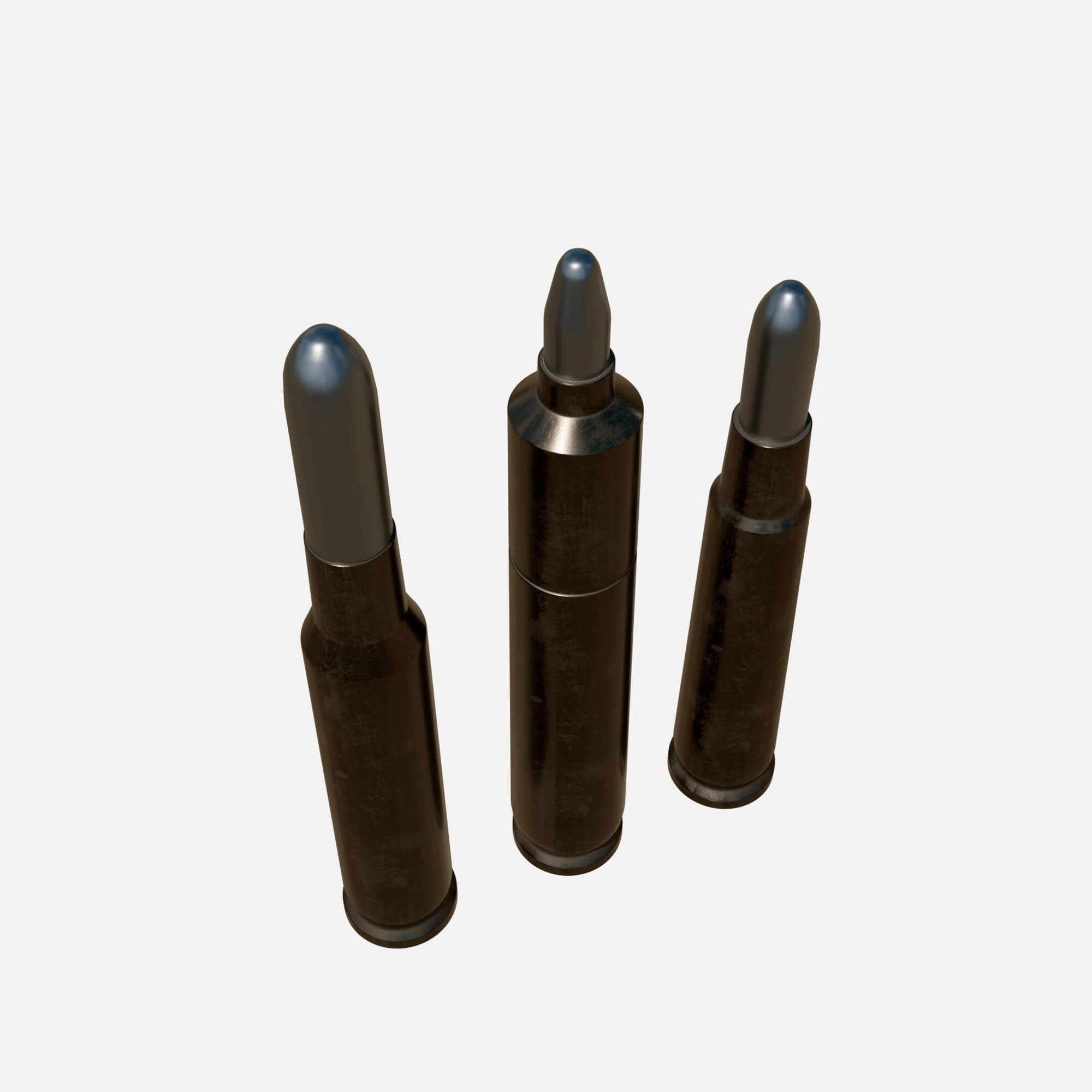 Bullets Mondragon and Mauser - 3D Model by Simple3D