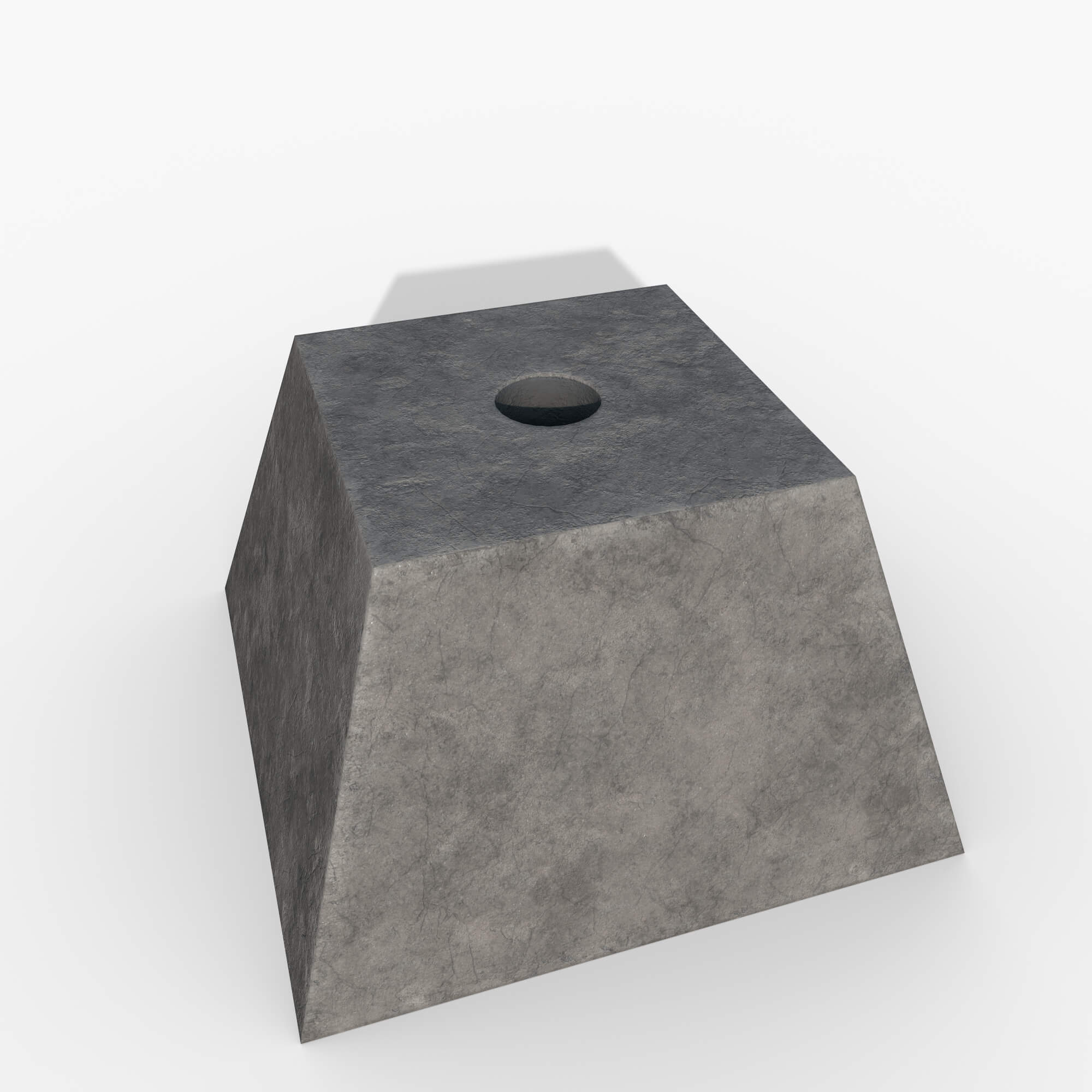 Concrete Pyramid - Free 3D Model by Simple3D