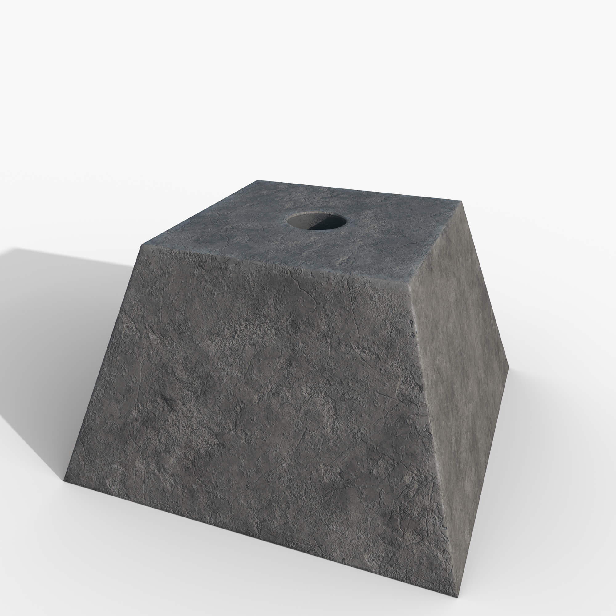 Concrete Pyramid - Free 3D Model by Simple3D
