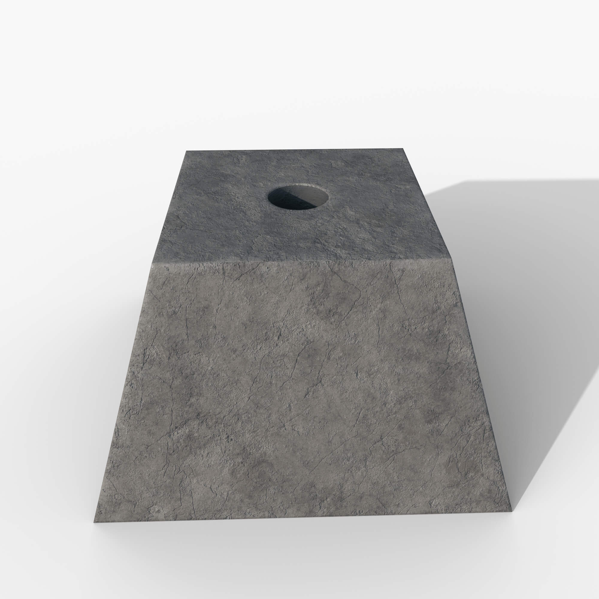 Concrete Pyramid - Free 3D Model by Simple3D