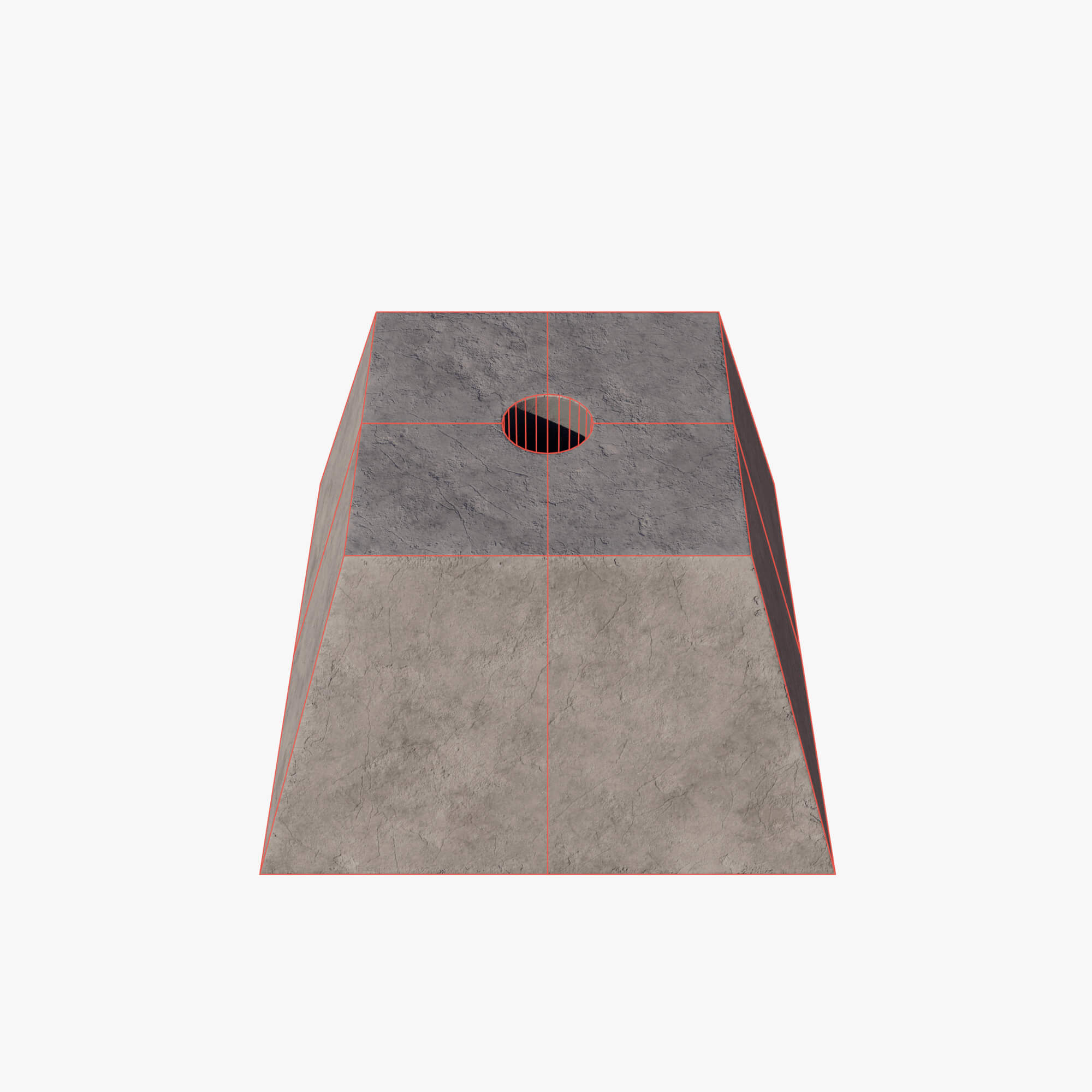 Concrete Pyramid - Free 3D Model by Simple3D