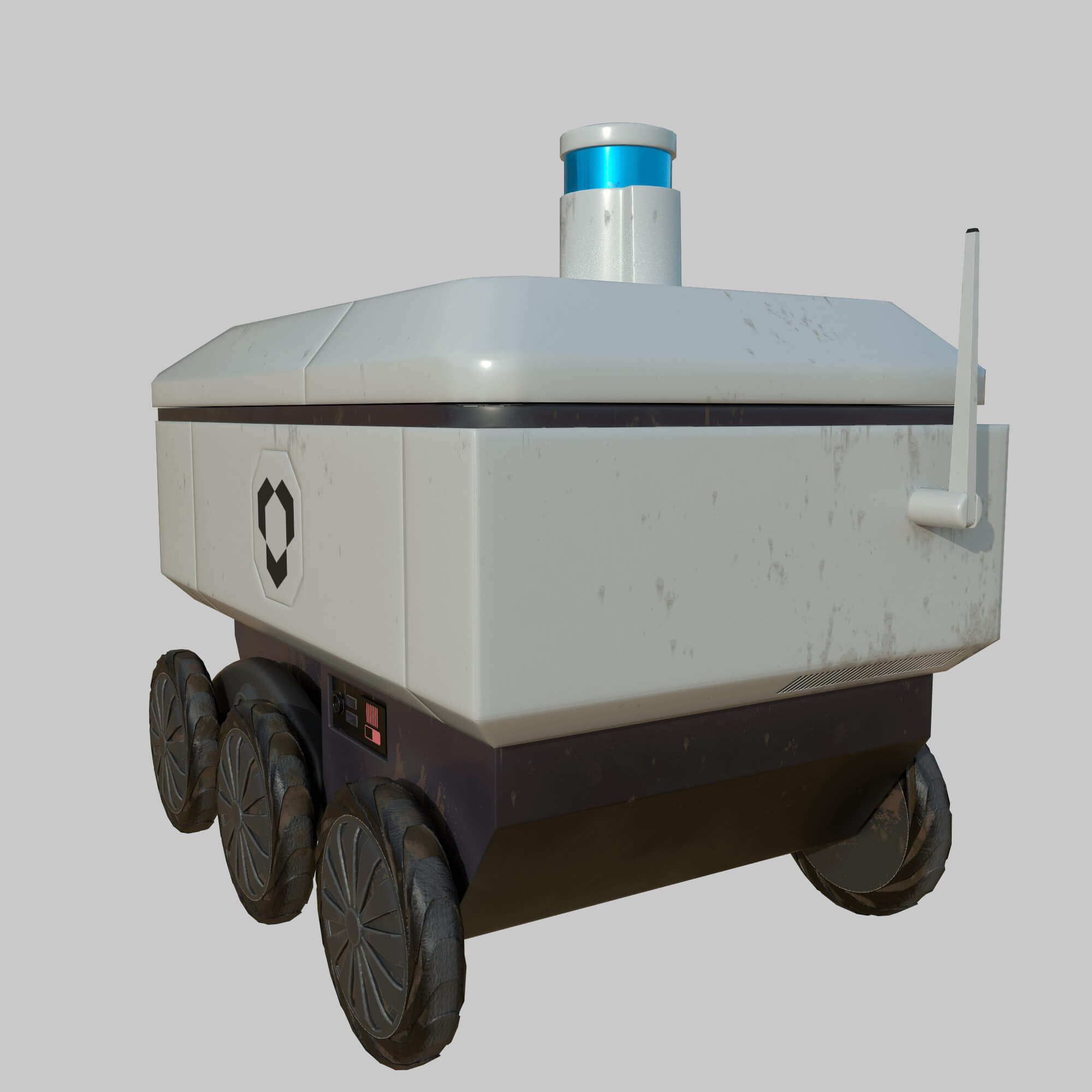Delivery Robot - 3D Model by Simple3D