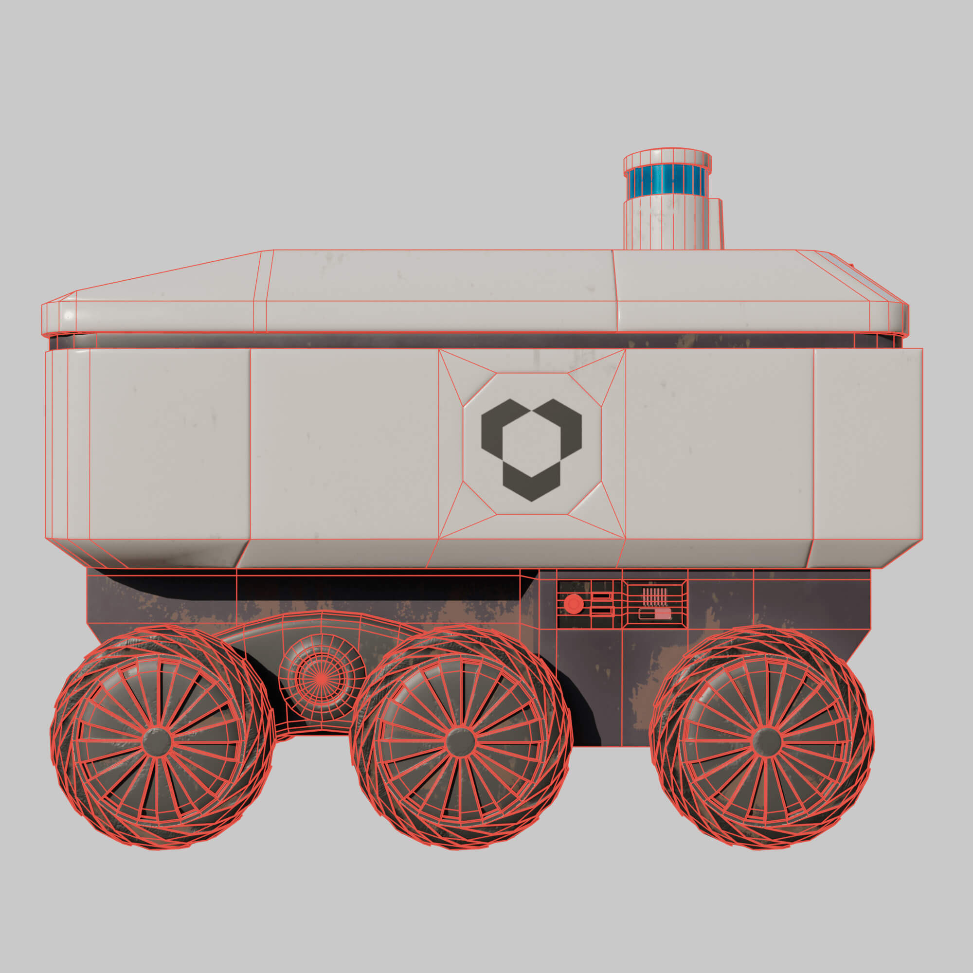 Delivery Robot - 3D Model by Simple3D