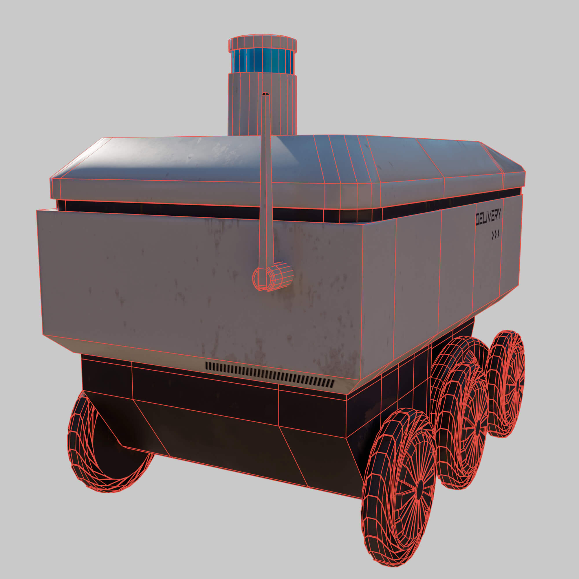 Delivery Robot - 3D Model by Simple3D