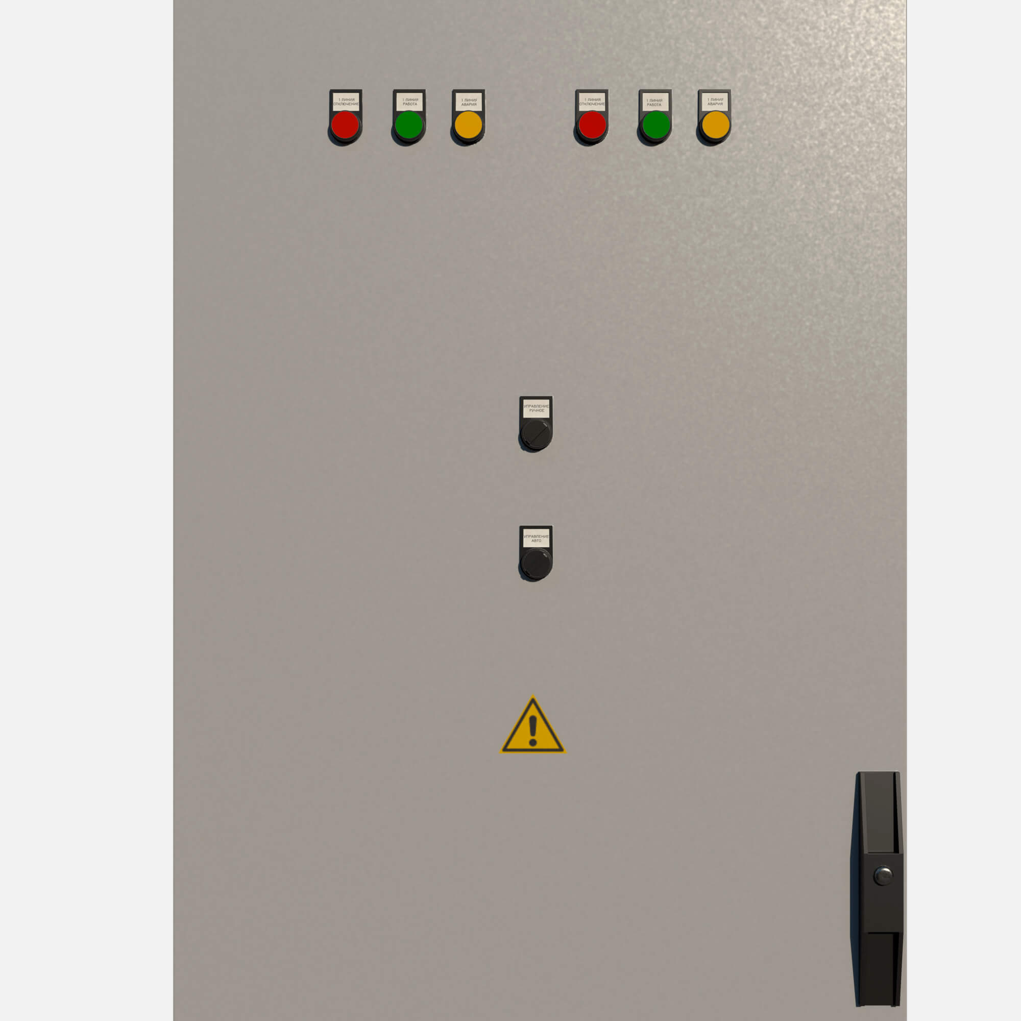 Electric Control Cabinet - 3D Model by Simple3D