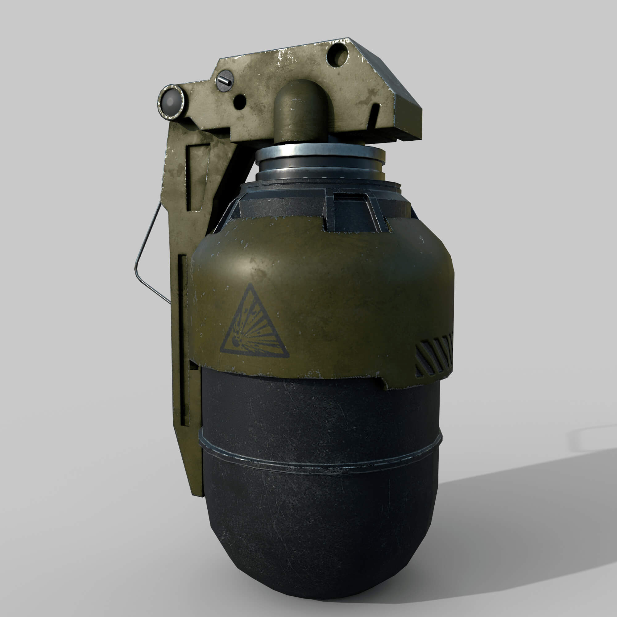 Futuristic Grenade Concept - 3D Model by Simple3D