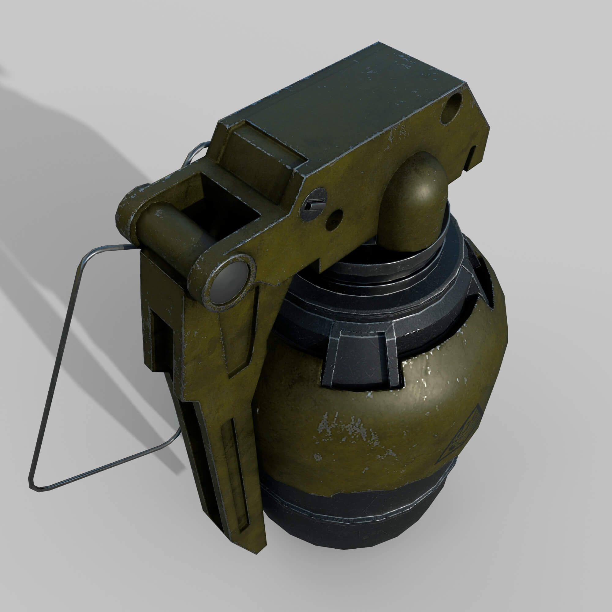 Futuristic Grenade Concept - 3D Model by Simple3D