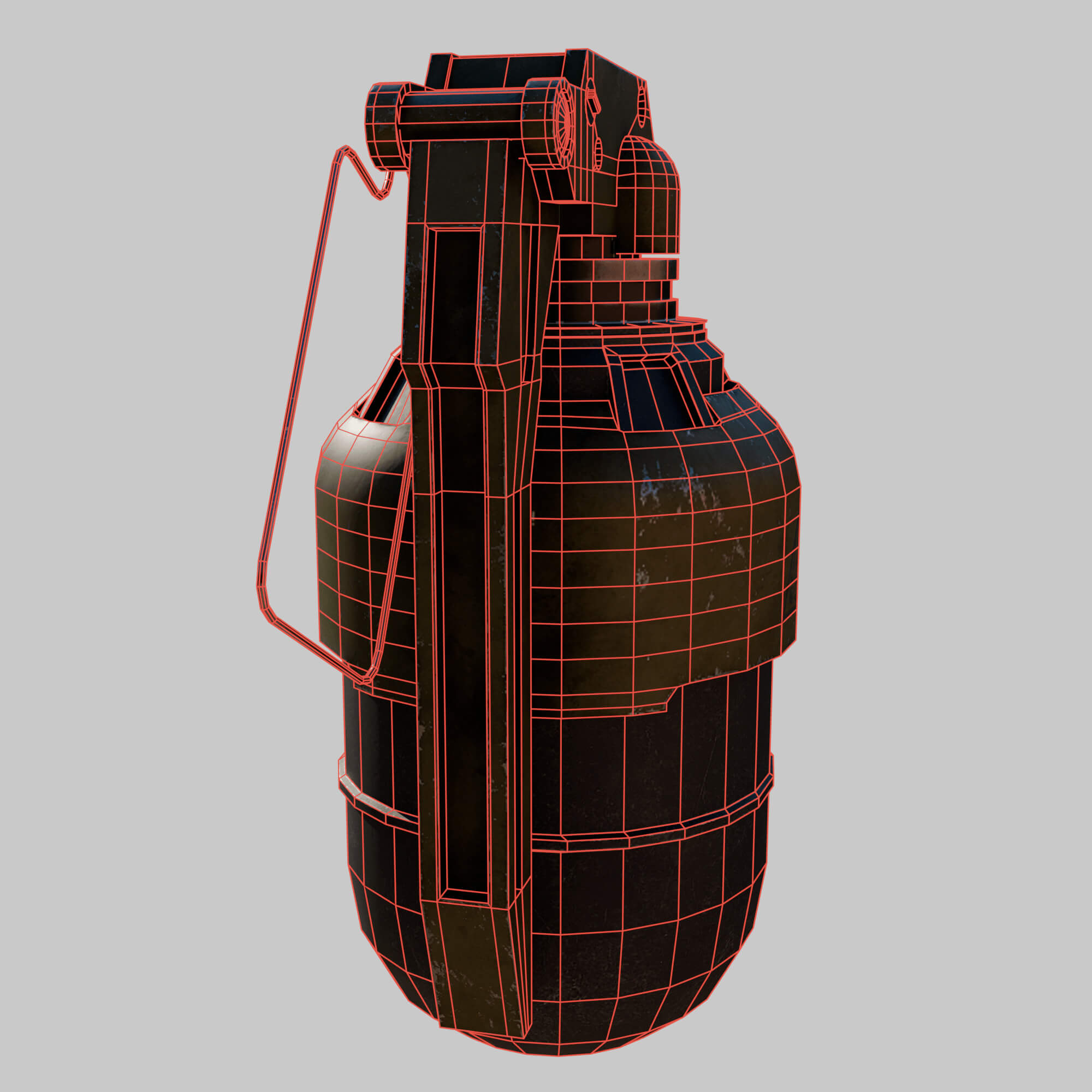Futuristic Grenade Concept - 3D Model by Simple3D