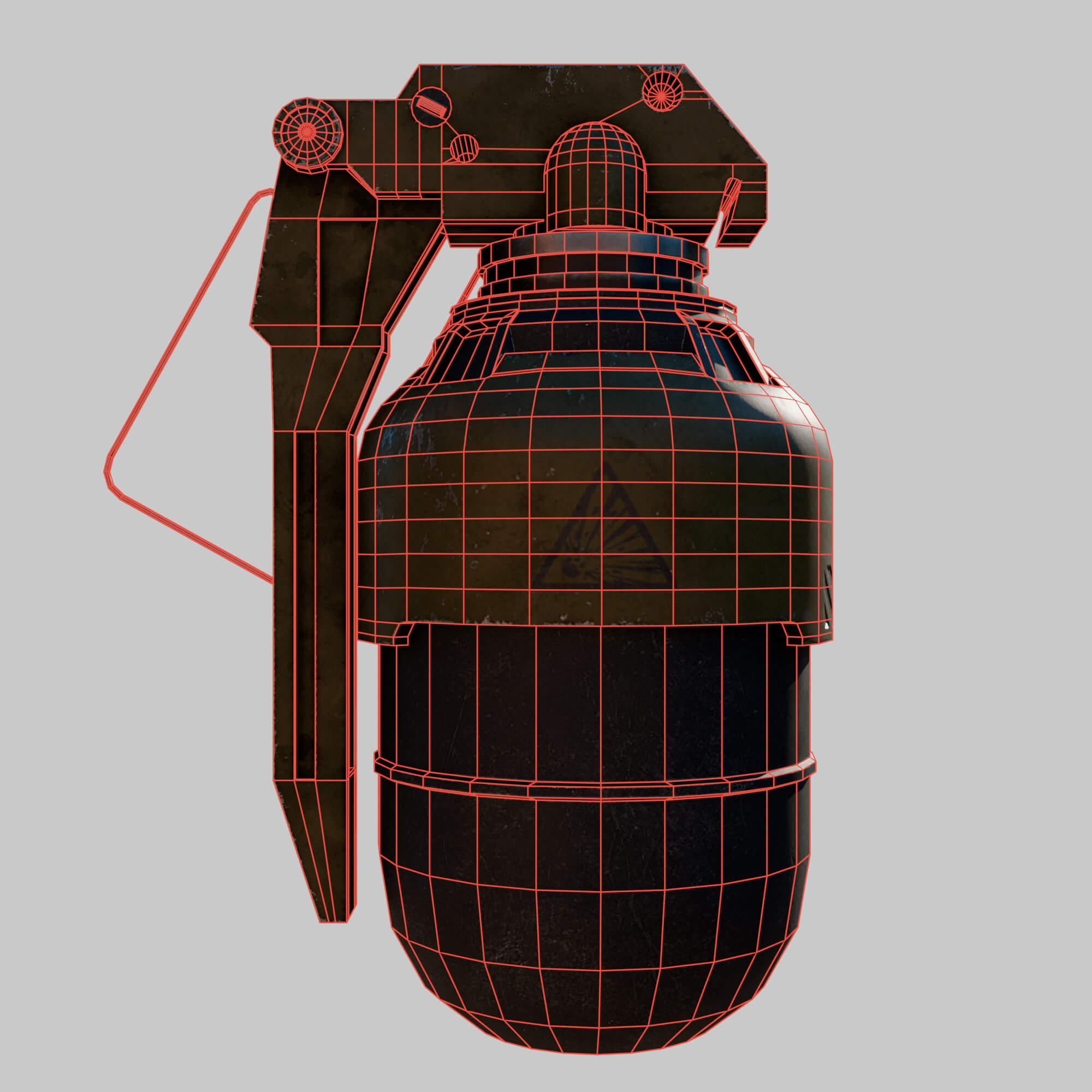 Futuristic Grenade Concept - 3D Model by Simple3D