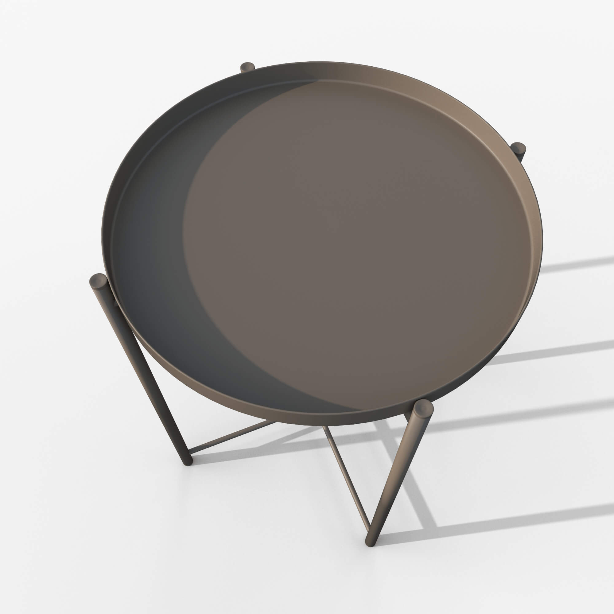 Gladom Table Gray IKEA - 3D Model by Simple3D