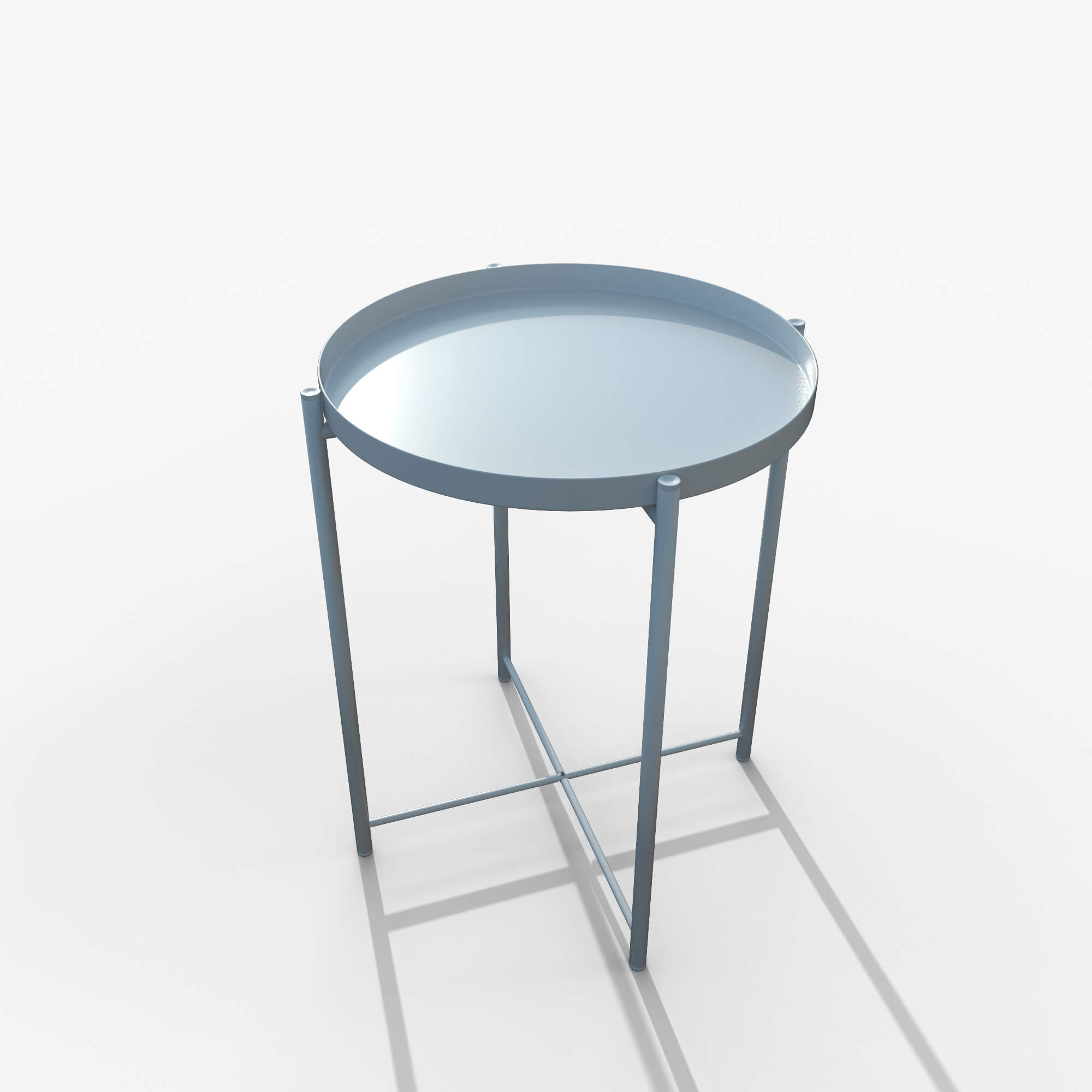 Gladom Table White IKEA - 3D Model by Simple3D