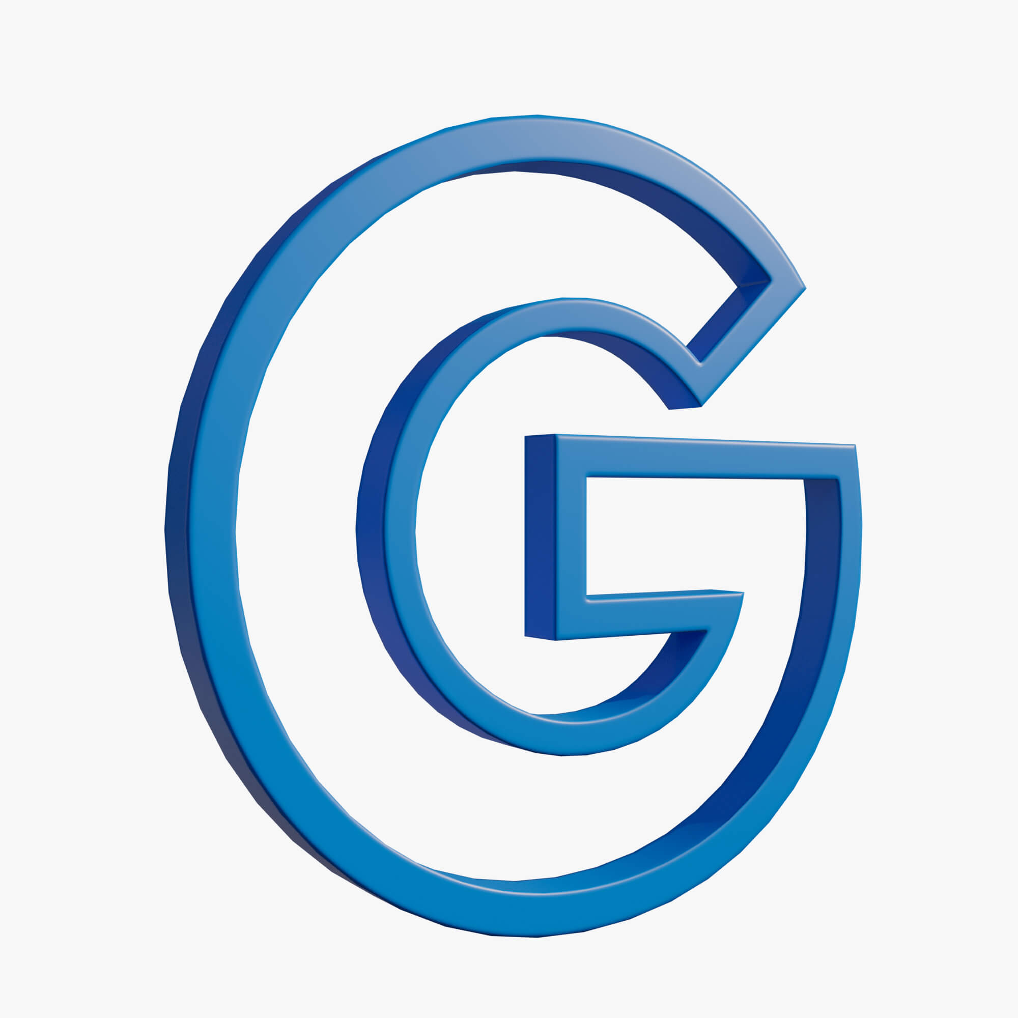 Google Symbol - 3D Model by Simple3D