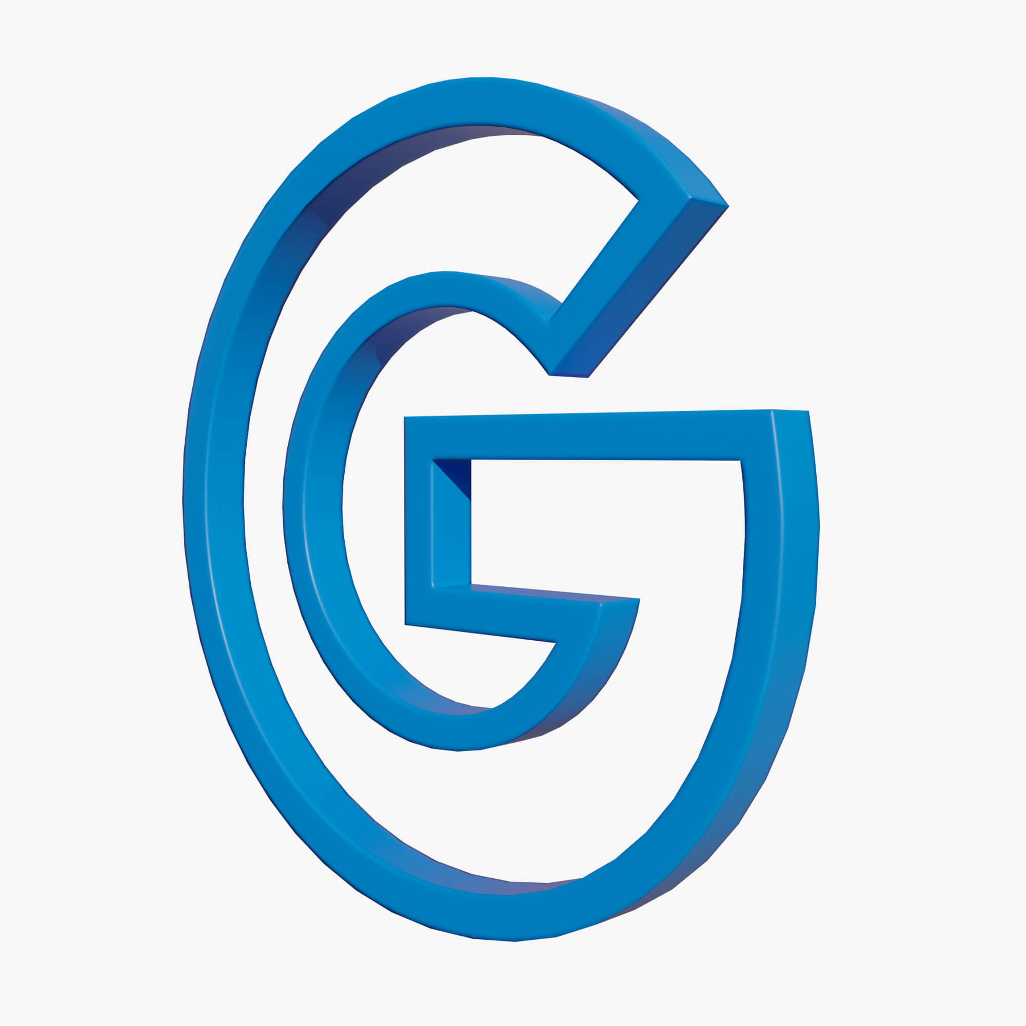 Google Symbol - 3D Model by Simple3D