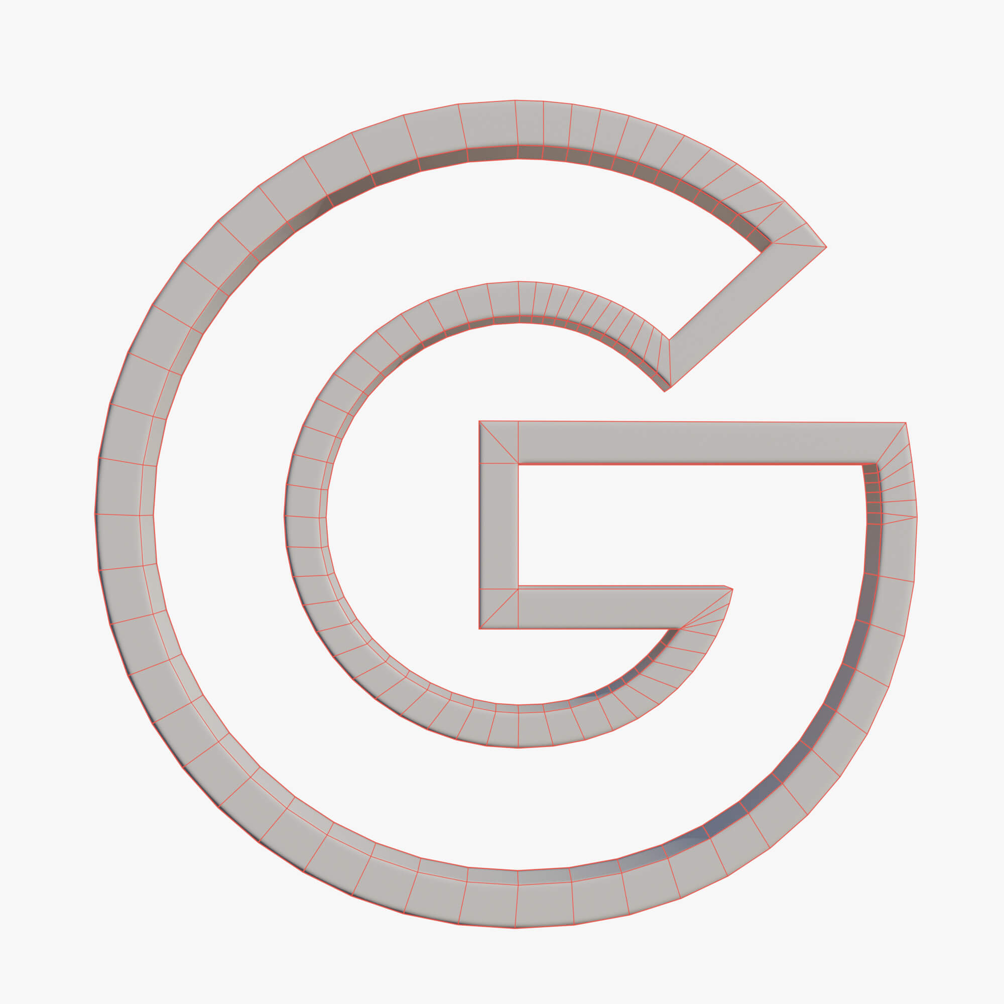 Google Symbol - 3D Model by Simple3D