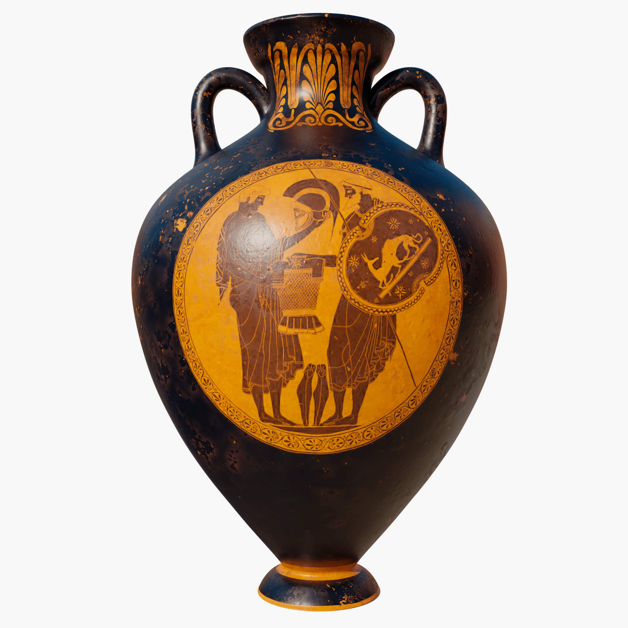 Greek Vase antique - 3D Model by Simple3D