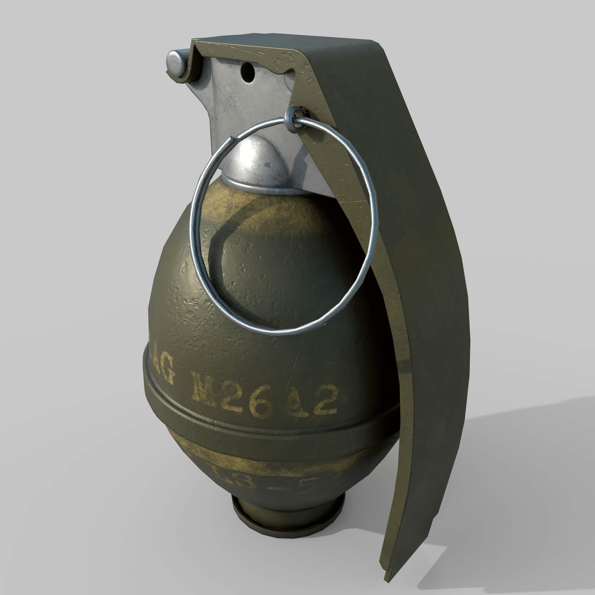 Grenade M26 - 3D Model by Simple3D