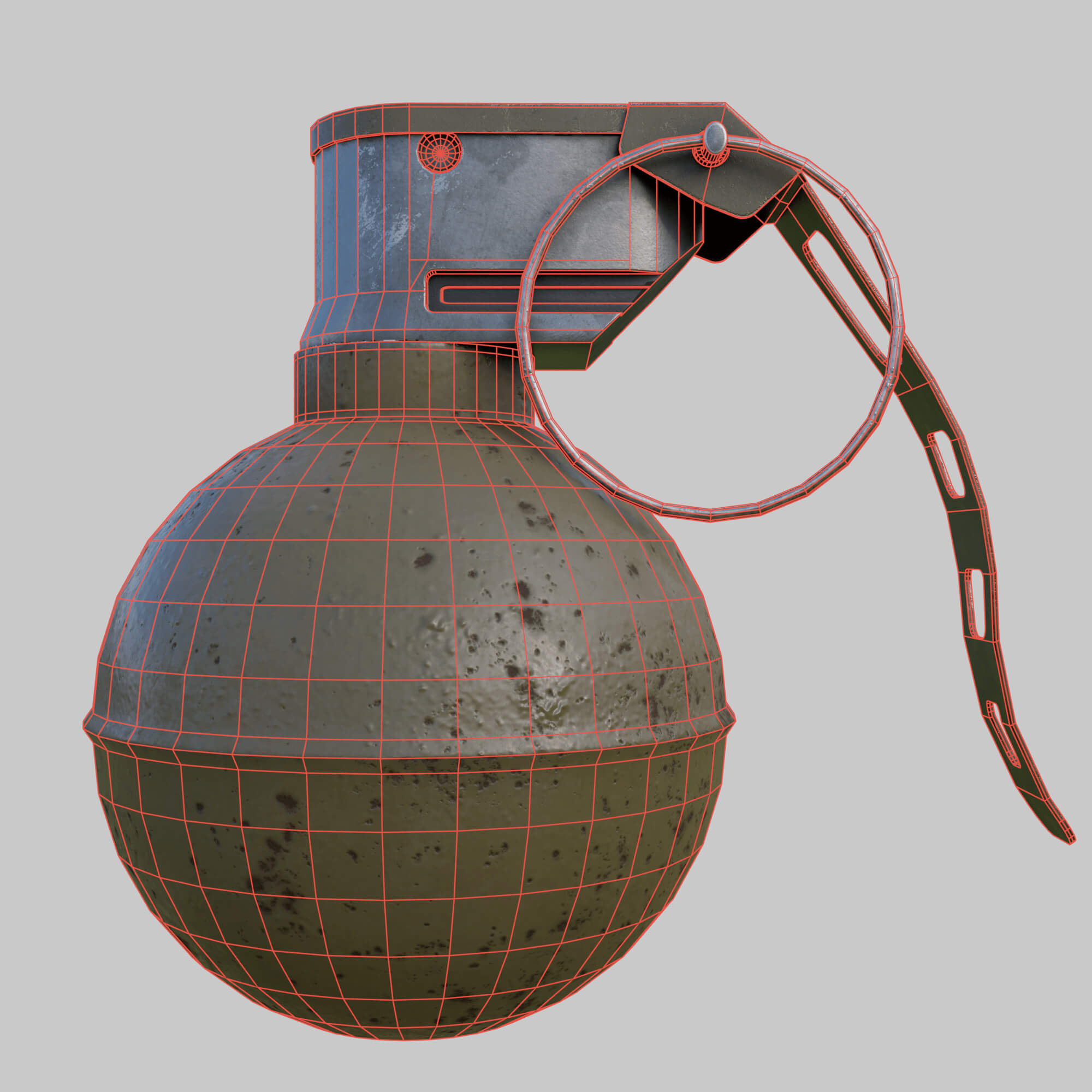 Grenade M67 - 3D Model by Simple3D