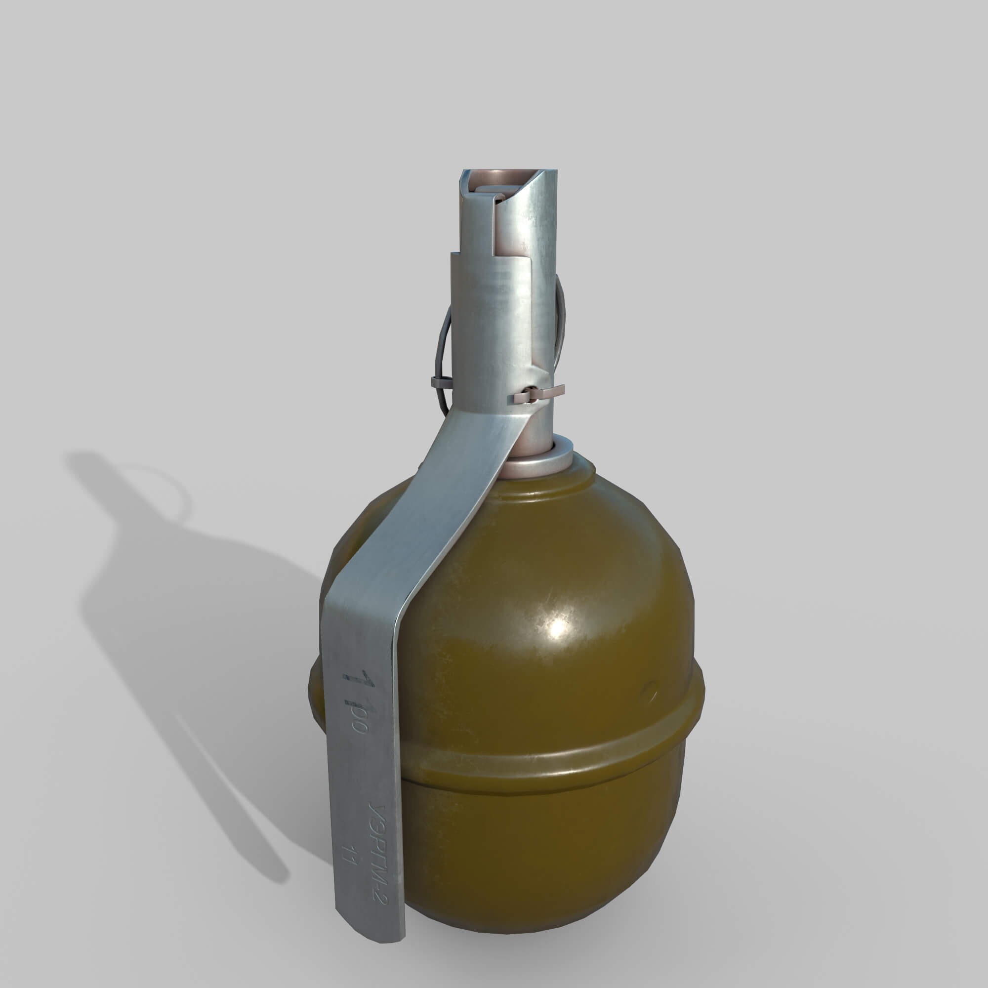 Grenade RGD-5 3D Model by Simple3D