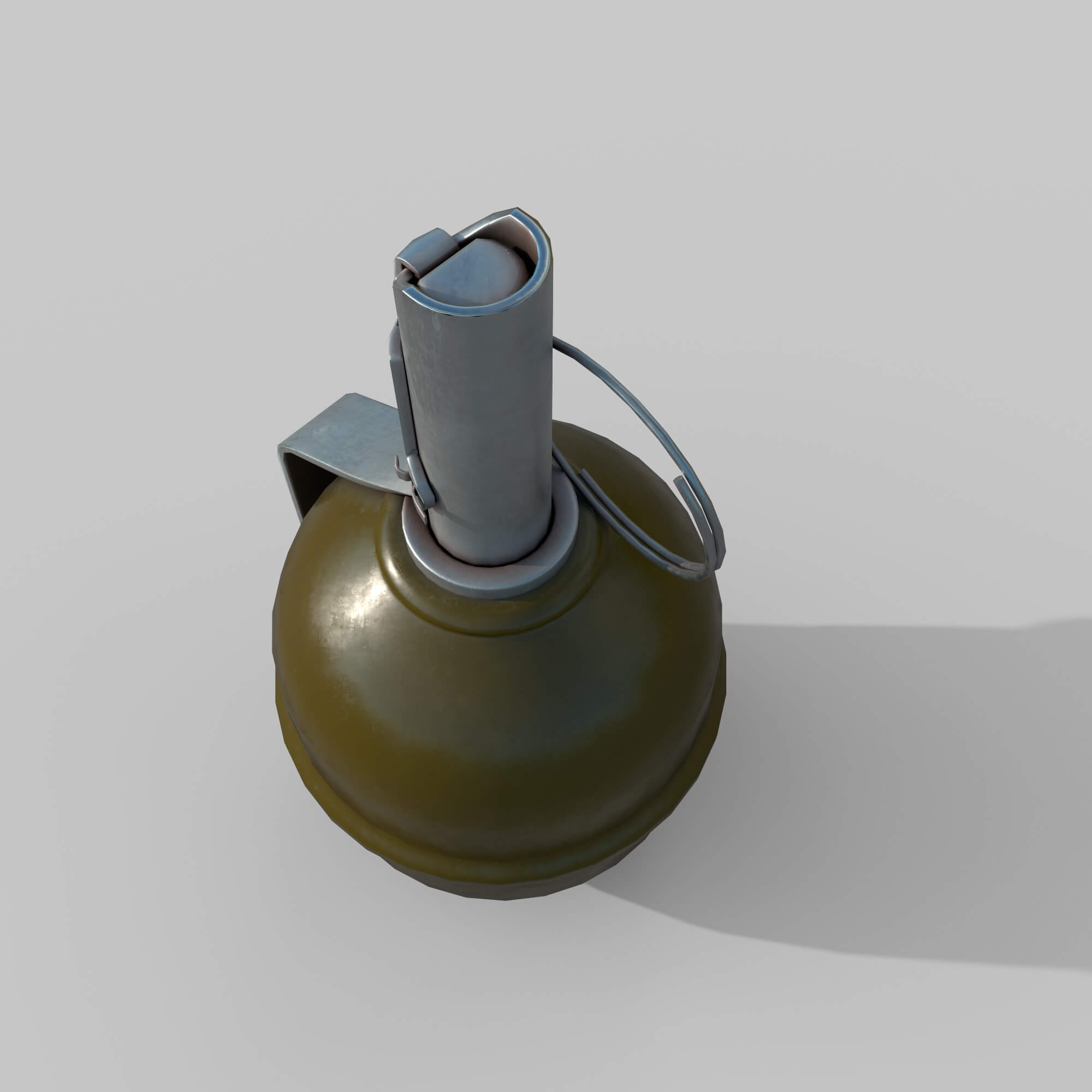 Grenade RGD-5 3D Model by Simple3D
