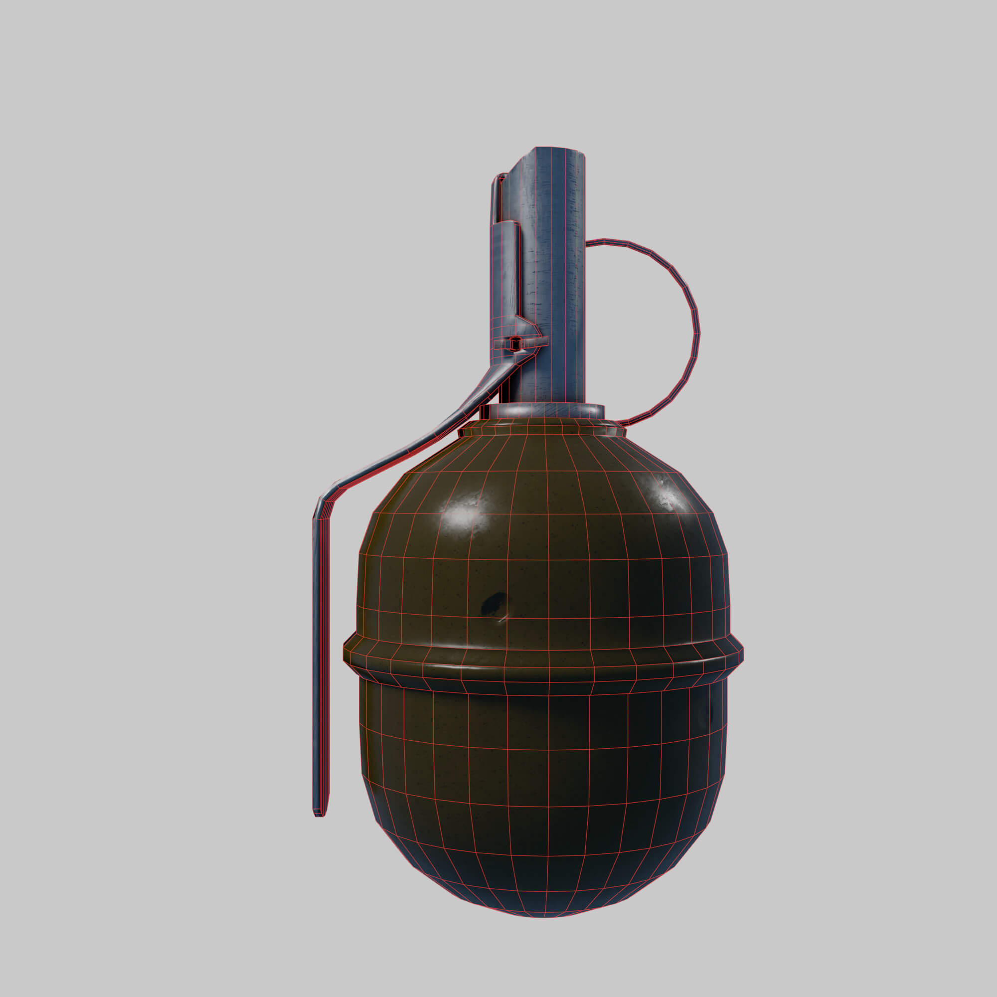 Grenade RGD-5 3D Model by Simple3D