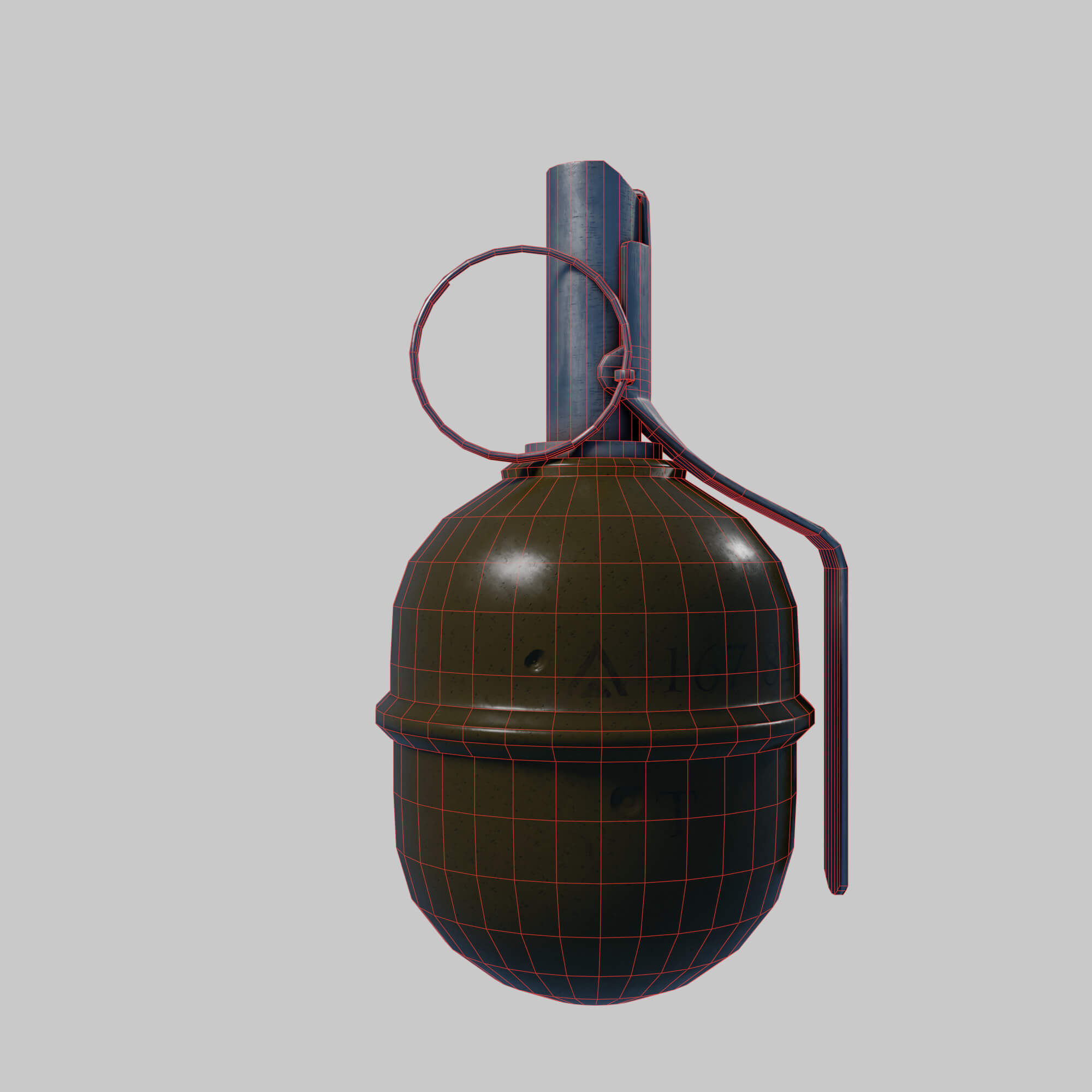 Grenade RGD-5 3D Model by Simple3D