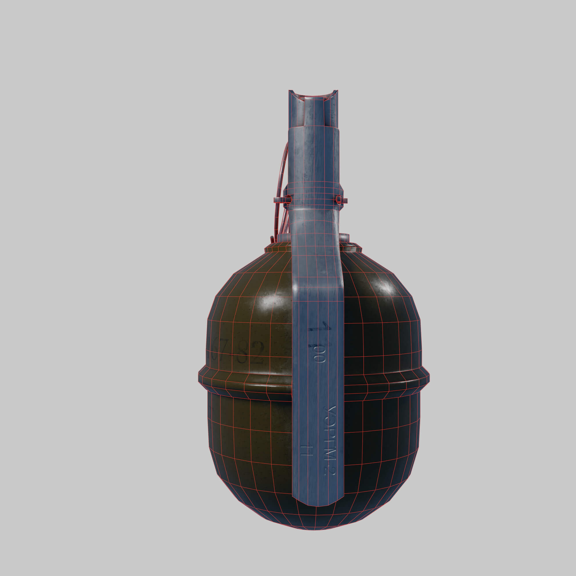 Grenade RGD-5 3D Model by Simple3D