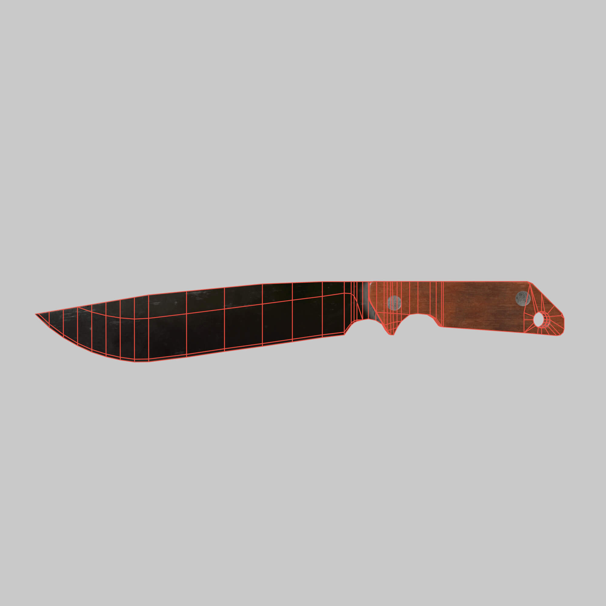 Kitchen Knife - 3D Model by Simple3D