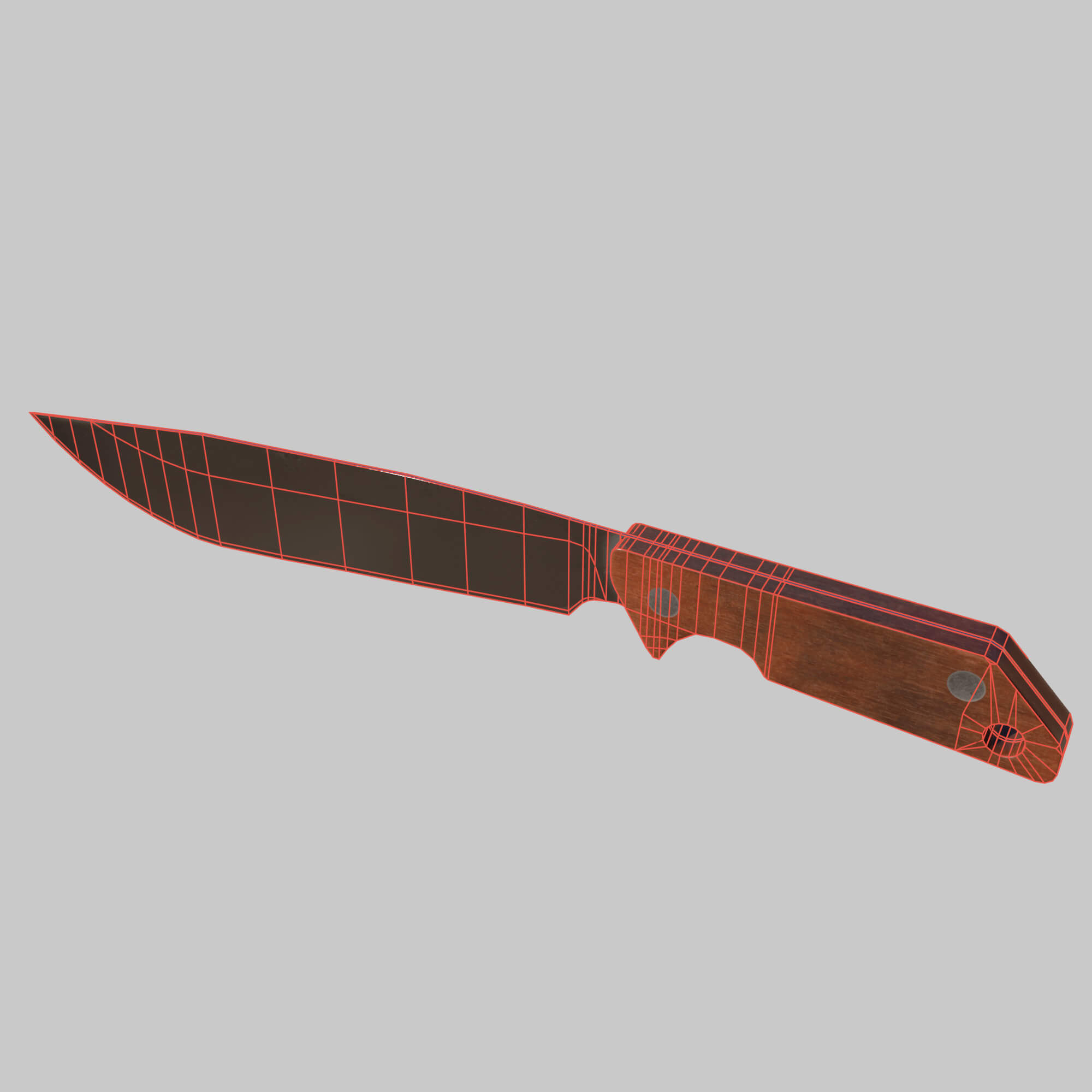 Kitchen Knife - 3D Model by Simple3D