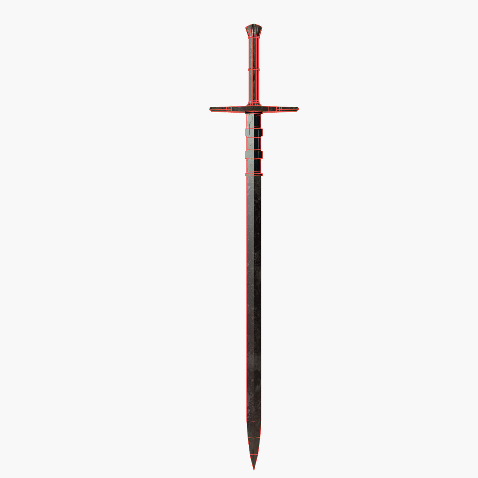 Knight Sword - 3D Model by Simple3D